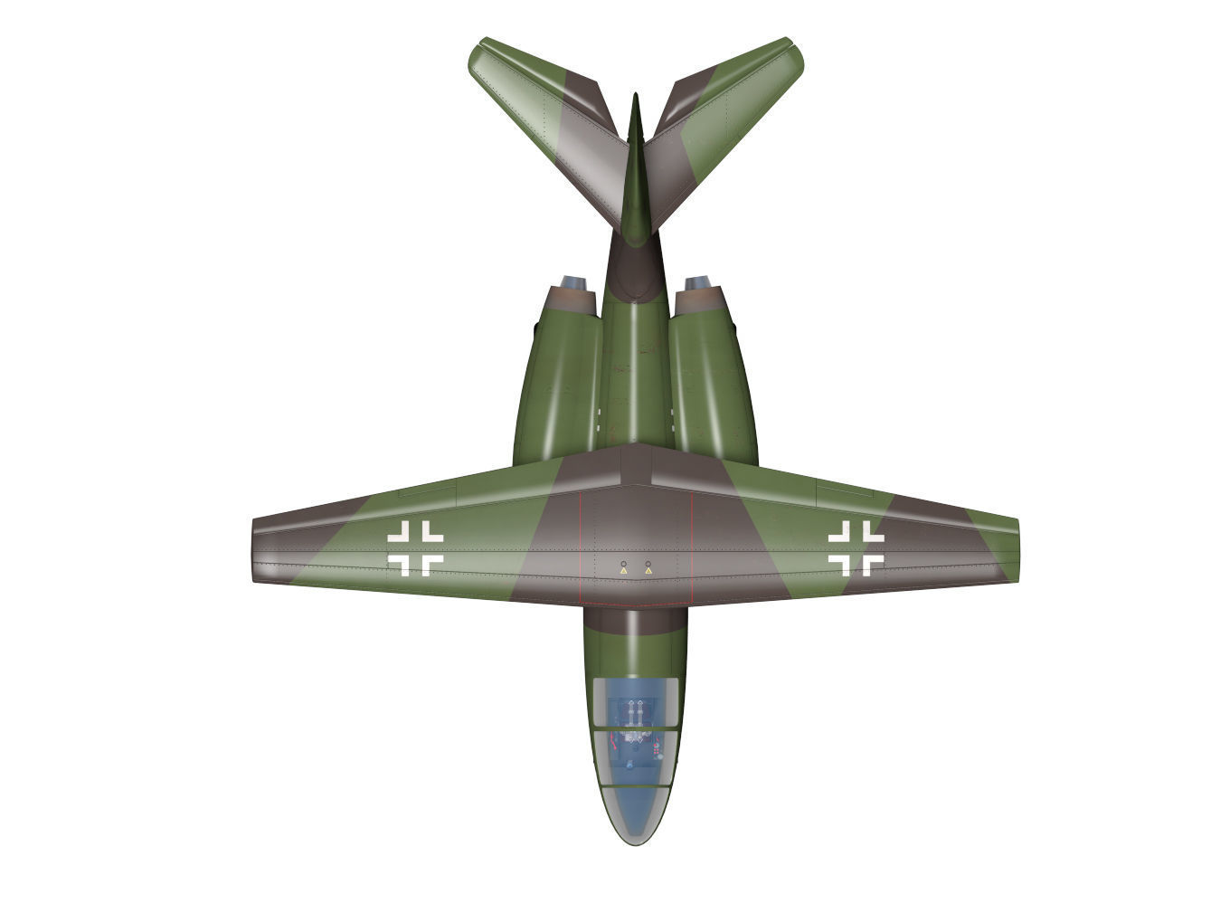 Messerschmitt P1109 3D model | CGTrader