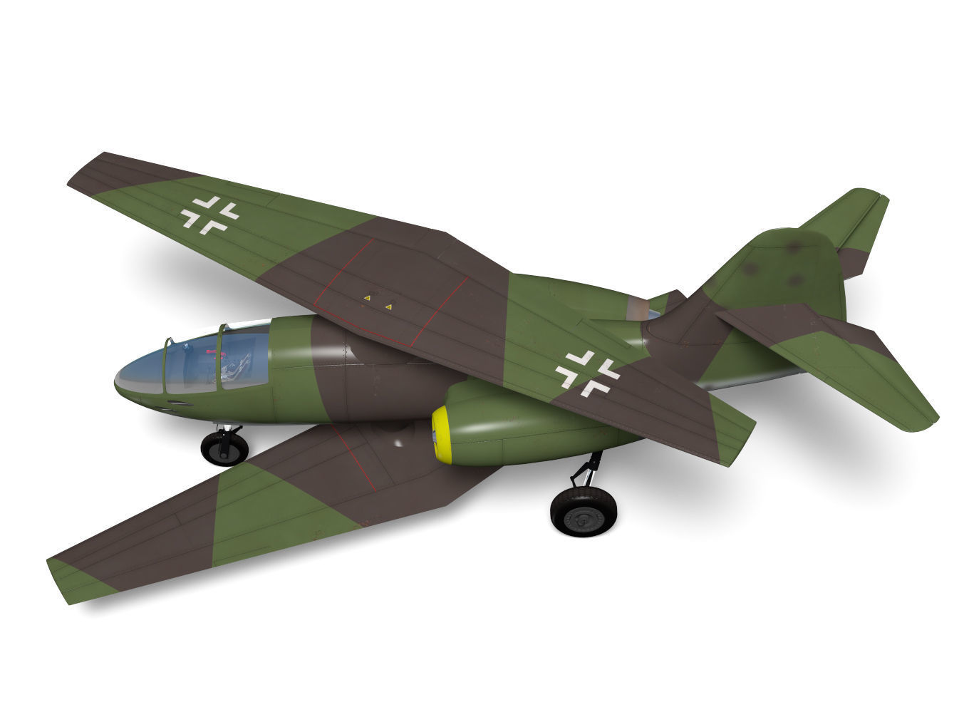 Messerschmitt P1109 3D model | CGTrader