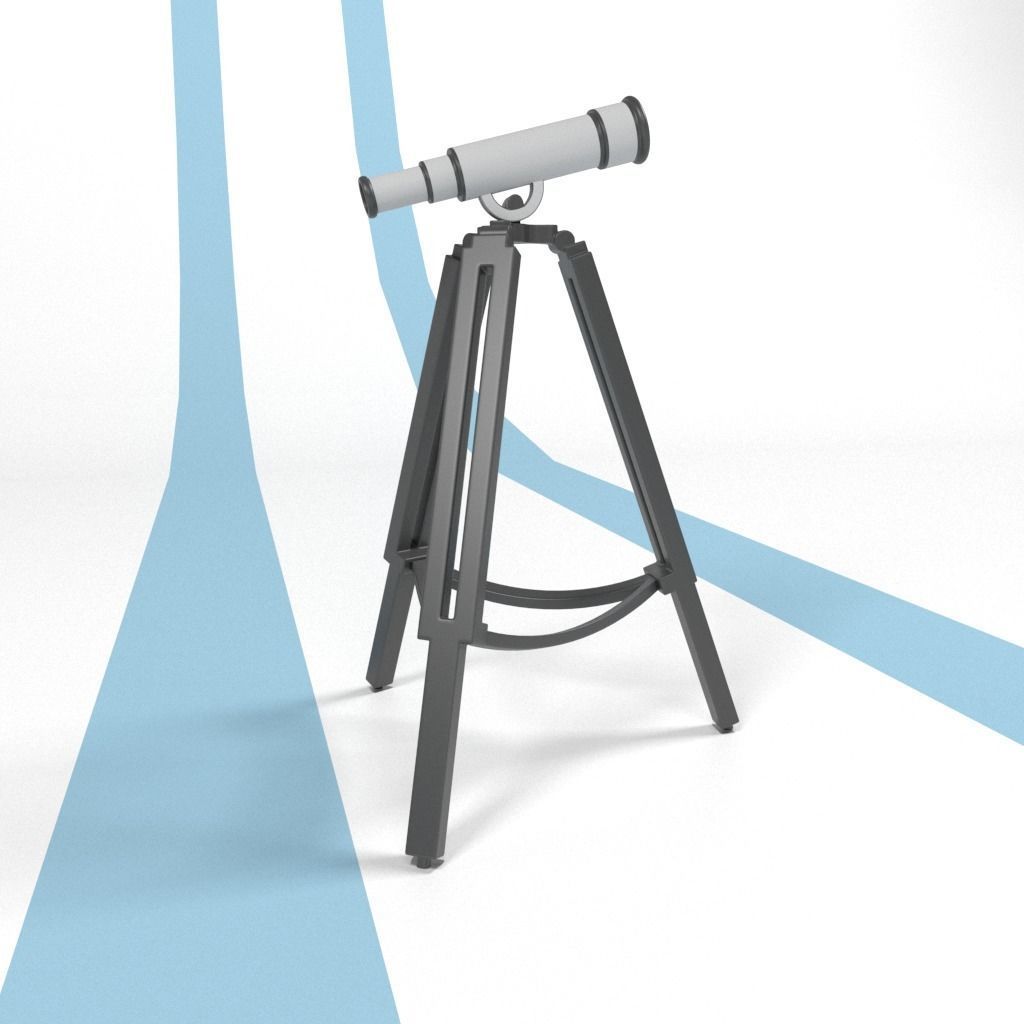 Refractor Telescope 3d Model 3D model | CGTrader