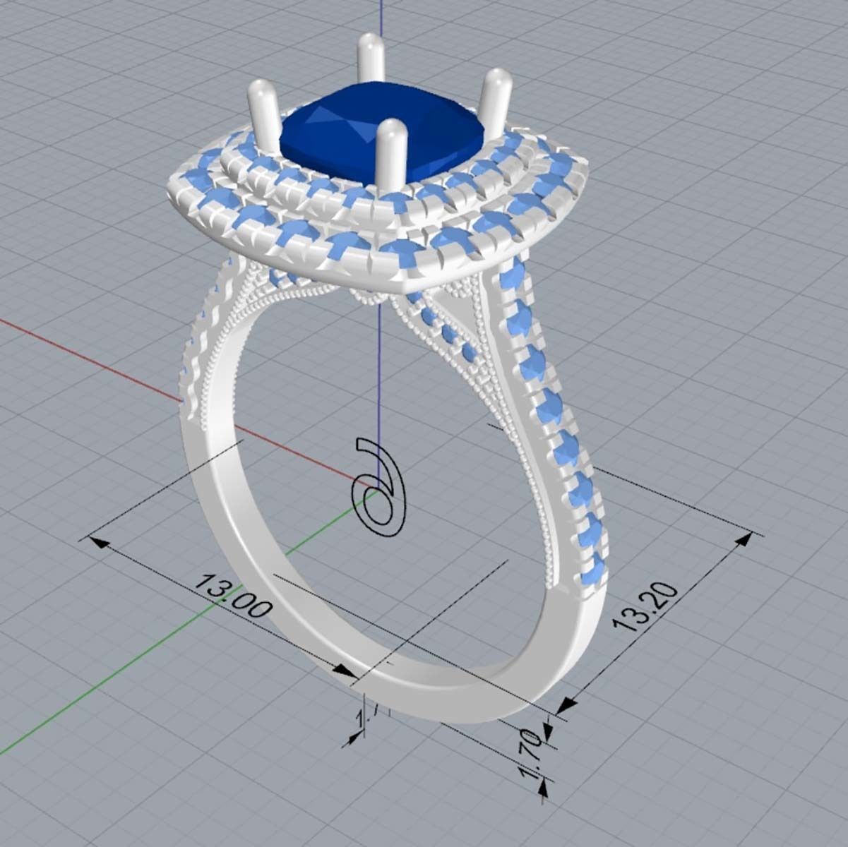 Ring 3DM STL OBJ model for 3D printing and CNC 3D print model 3D model 3D printable | CGTrader