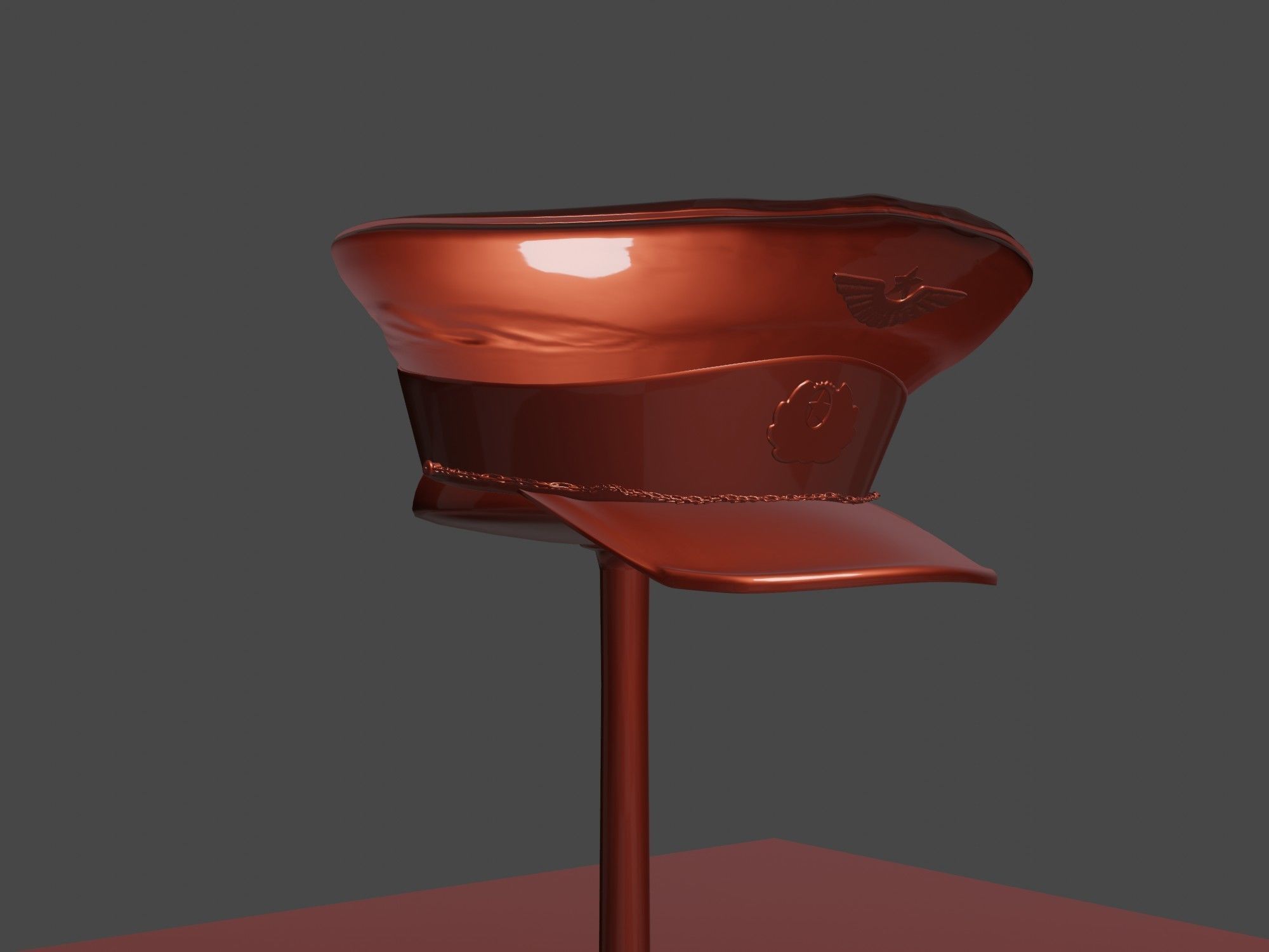 Flying cap 3D model | CGTrader
