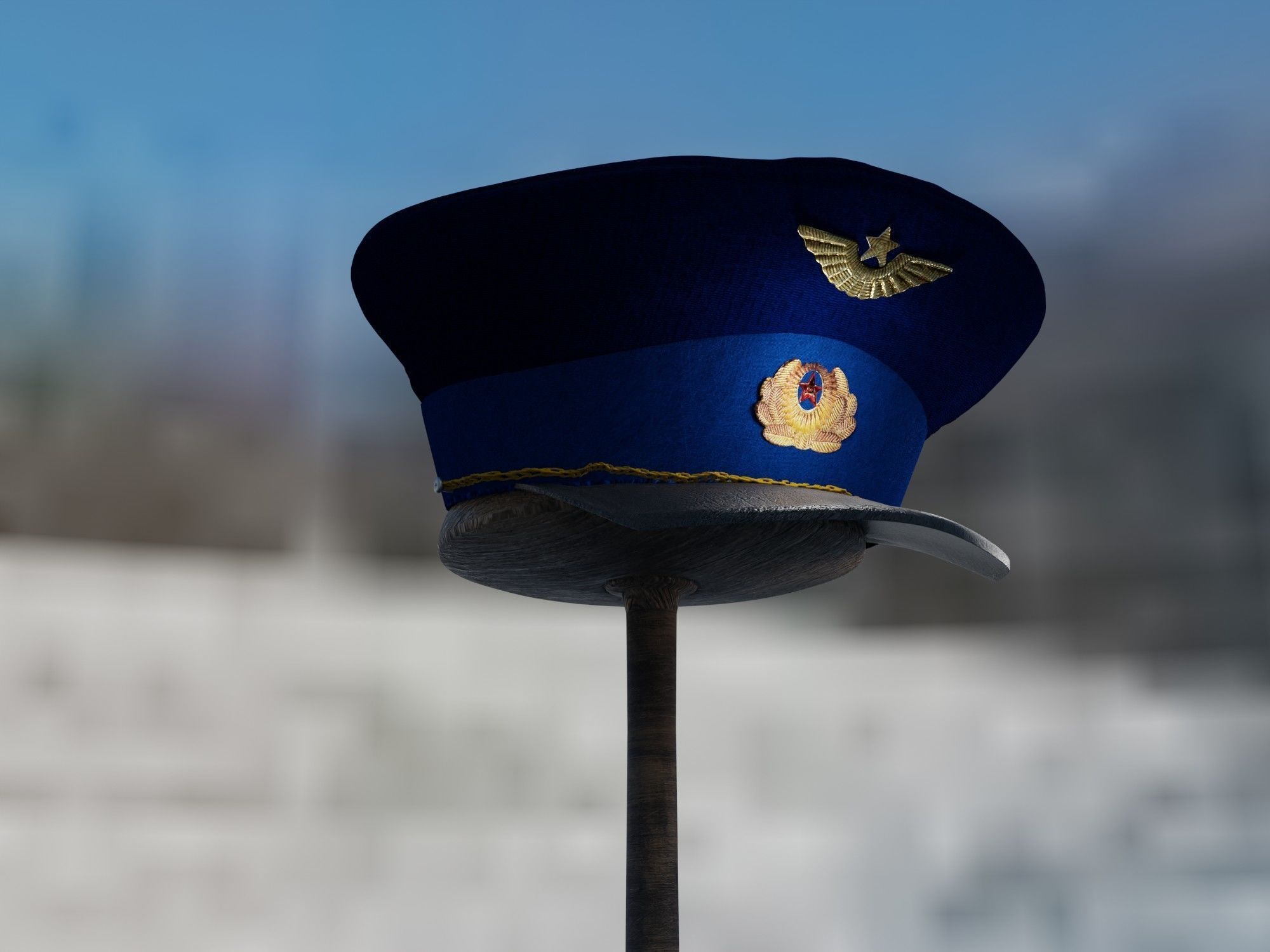 Flying cap 3D model | CGTrader