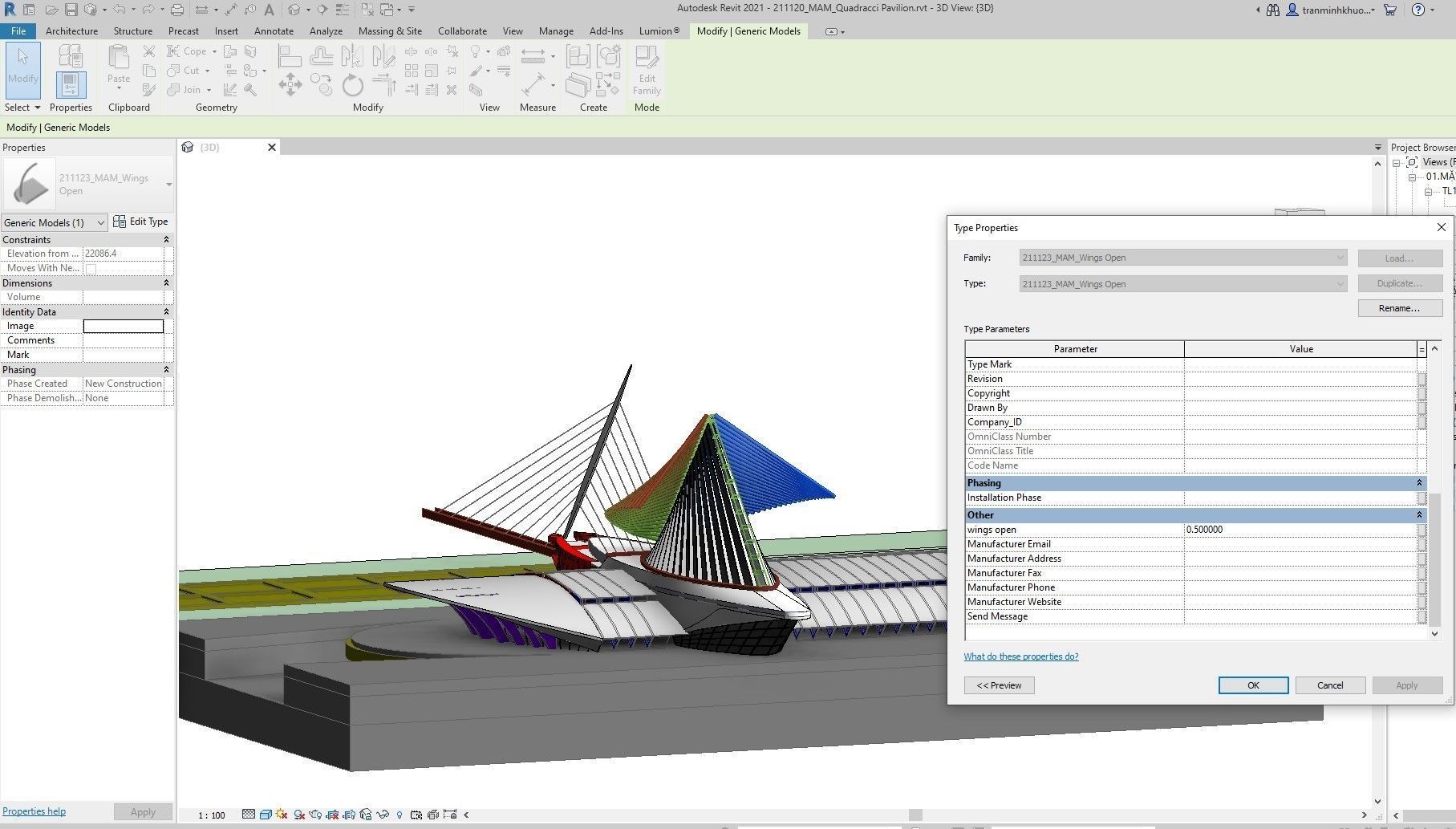 Milwaukee Art Museum model Revit 2021 and render by Lumion 11 3D model ...