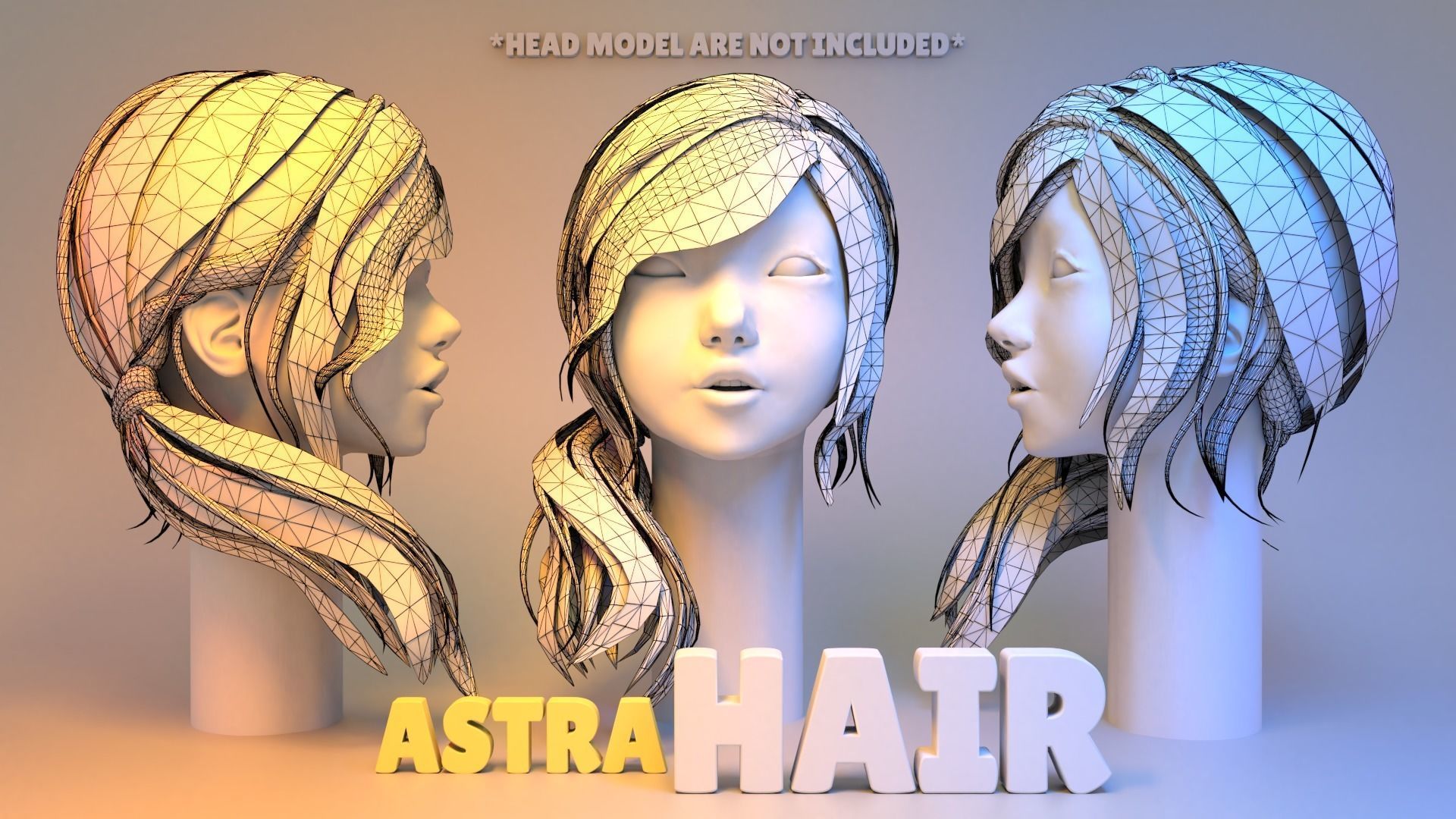 Astra Hair 3D model | CGTrader