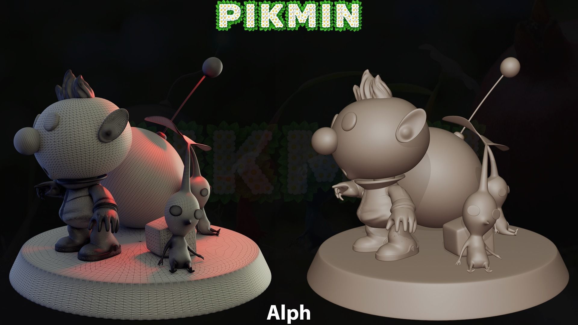 Alph - Pikmin 3D model 3D printable | CGTrader