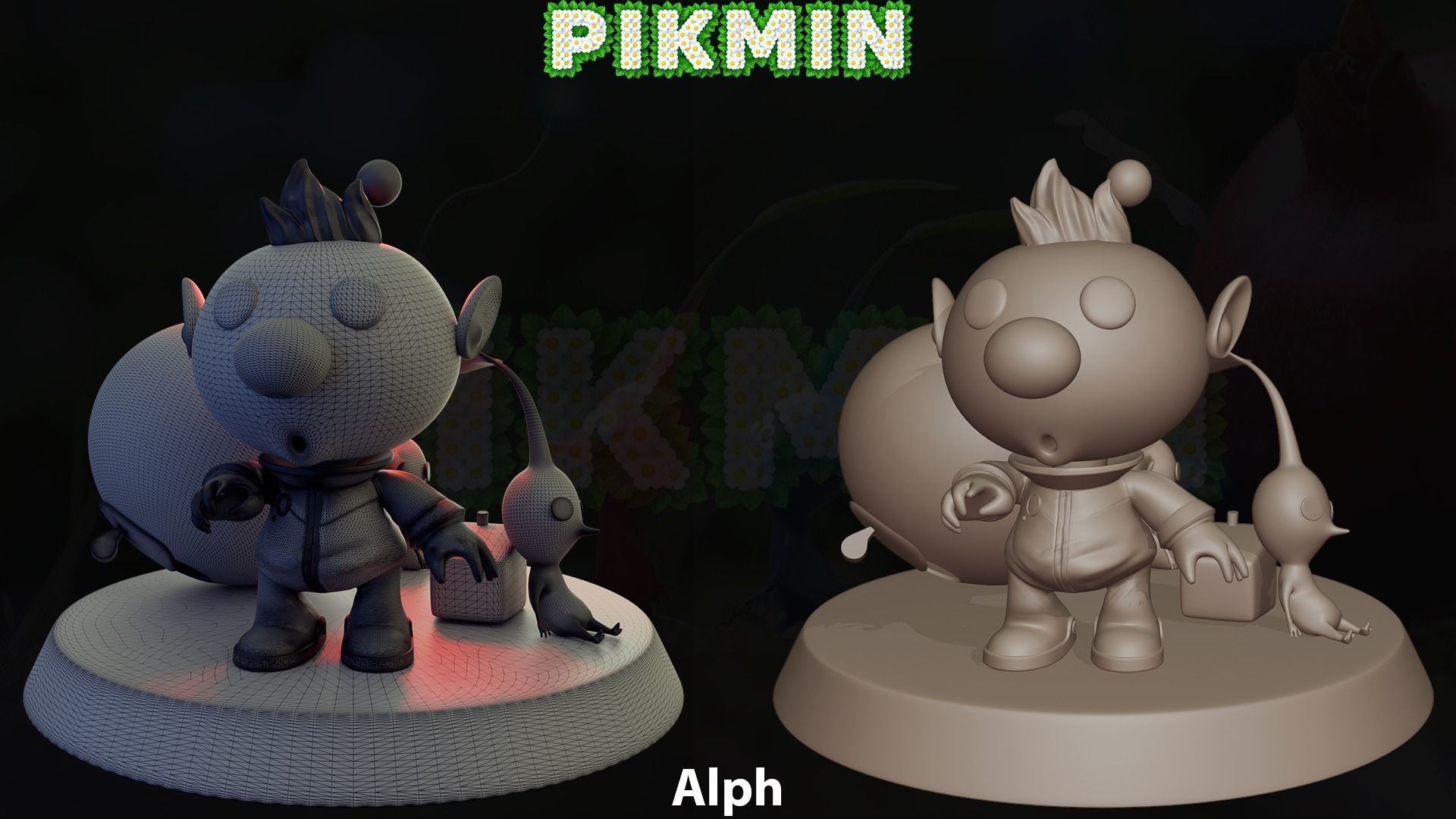 Alph - Pikmin 3D model 3D printable | CGTrader