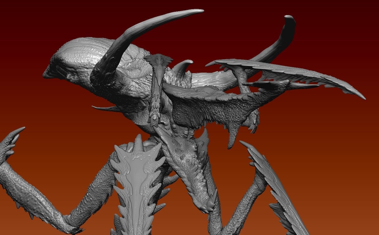 Starship troopers Queens guard bug 3D model | CGTrader