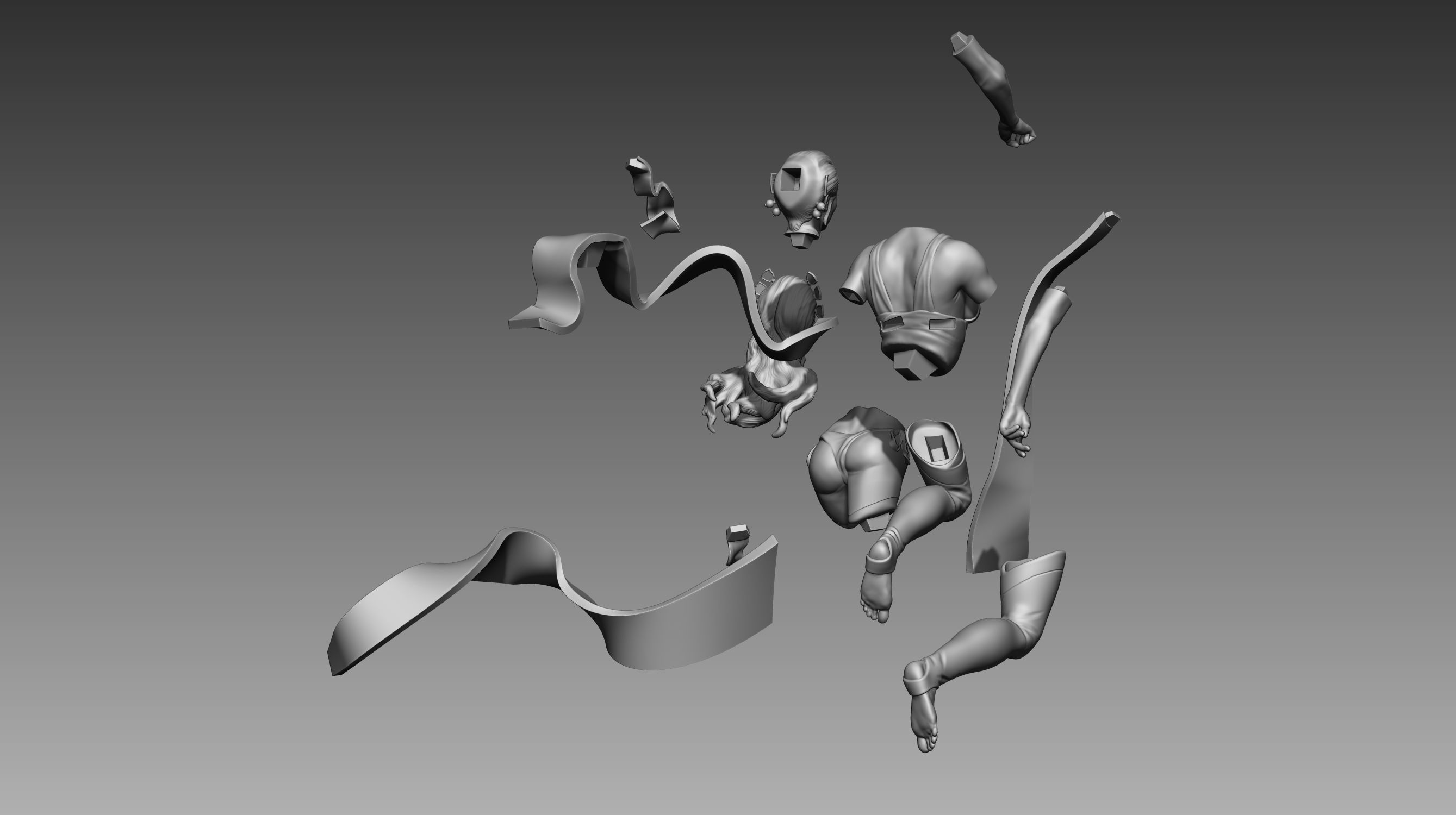 daki demon slayer 3D model 3D printable | CGTrader