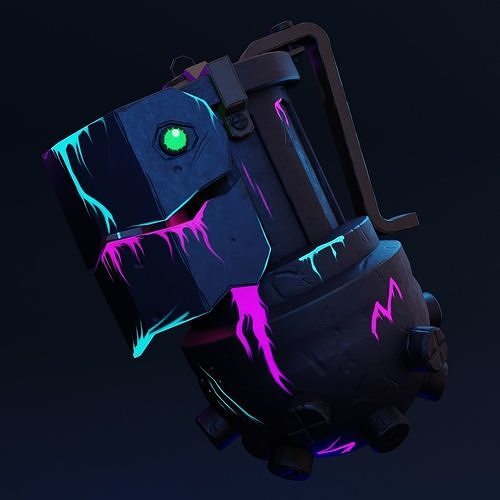 Magic Bomb in Blender free VR / AR / low-poly 3D model | CGTrader