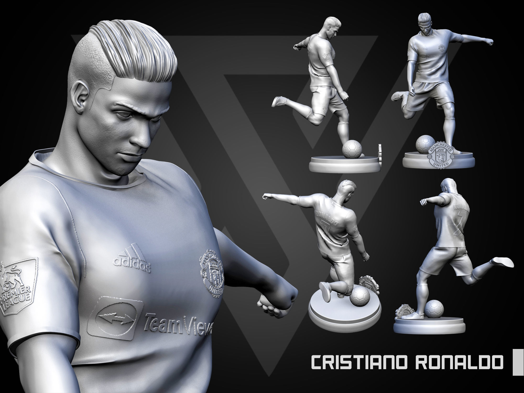 Ronaldo 3D Printable 3S 3D model 3D printable | CGTrader