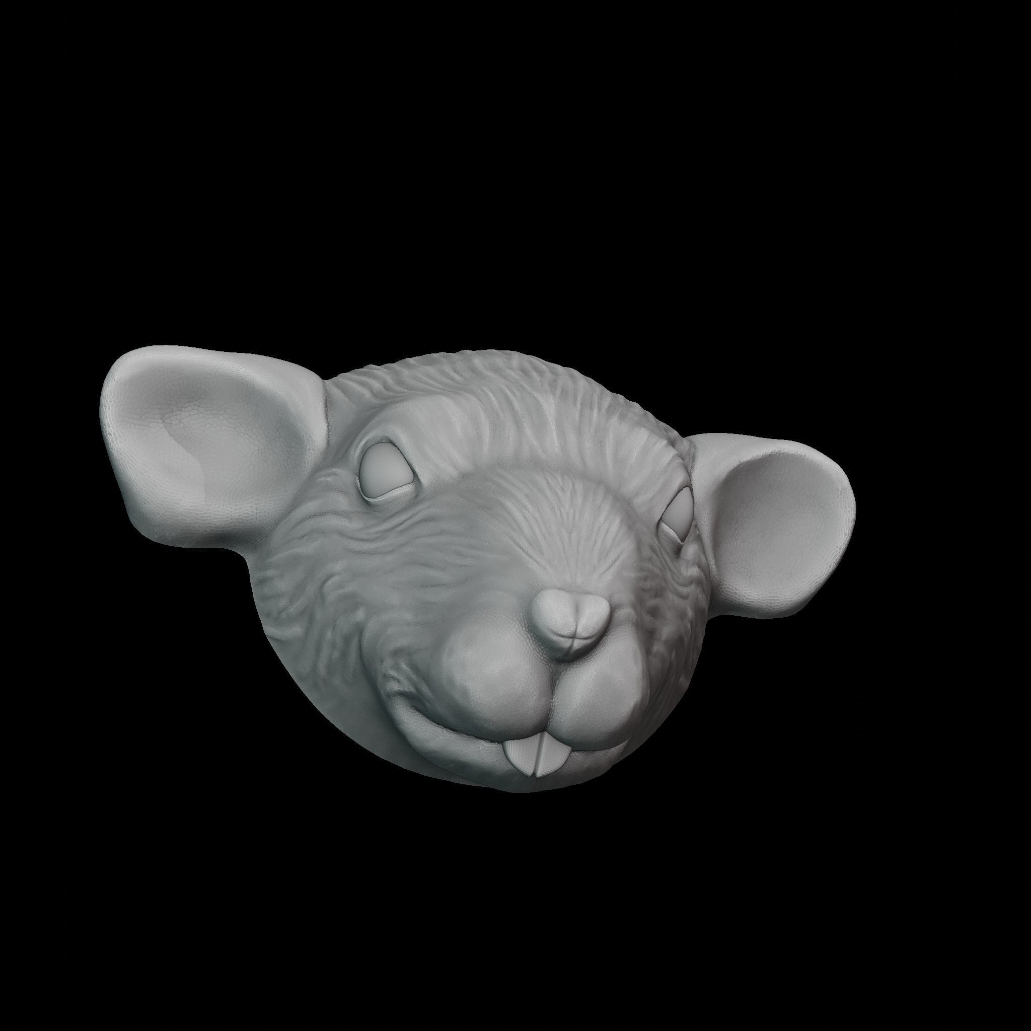 Rat decor 3D model 3D printable | CGTrader