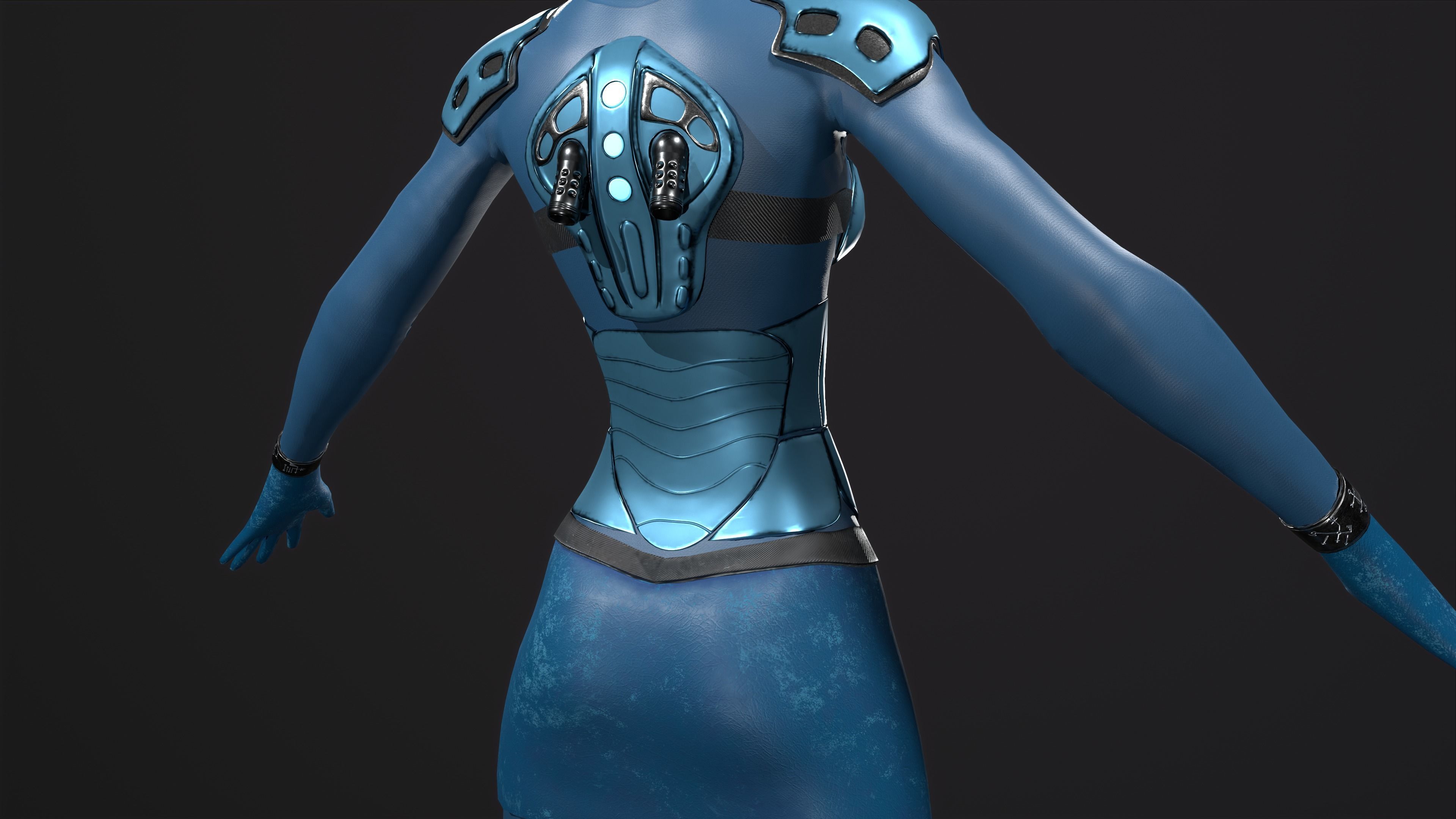 3D model Robo Woman VR / AR / low-poly | CGTrader
