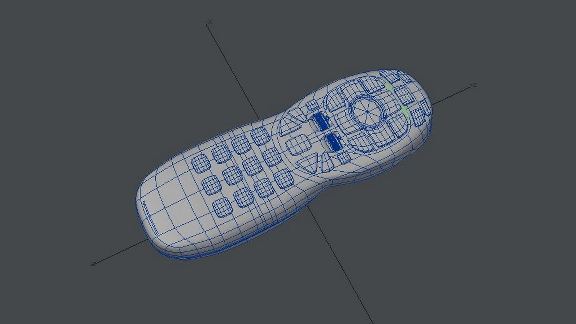 Directv Genie Remote modelled in Lightwave 3D 3D model | CGTrader