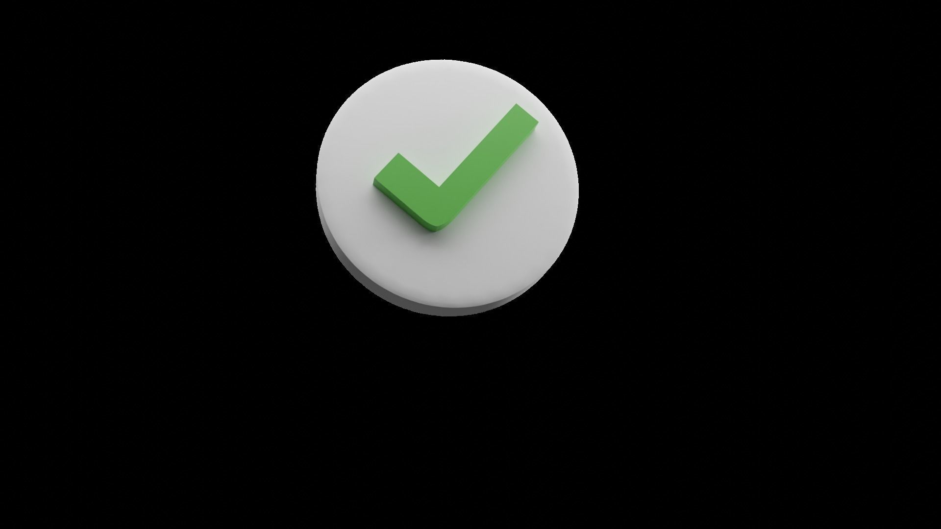 twitter check mark free VR / AR / low-poly 3D model | CGTrader