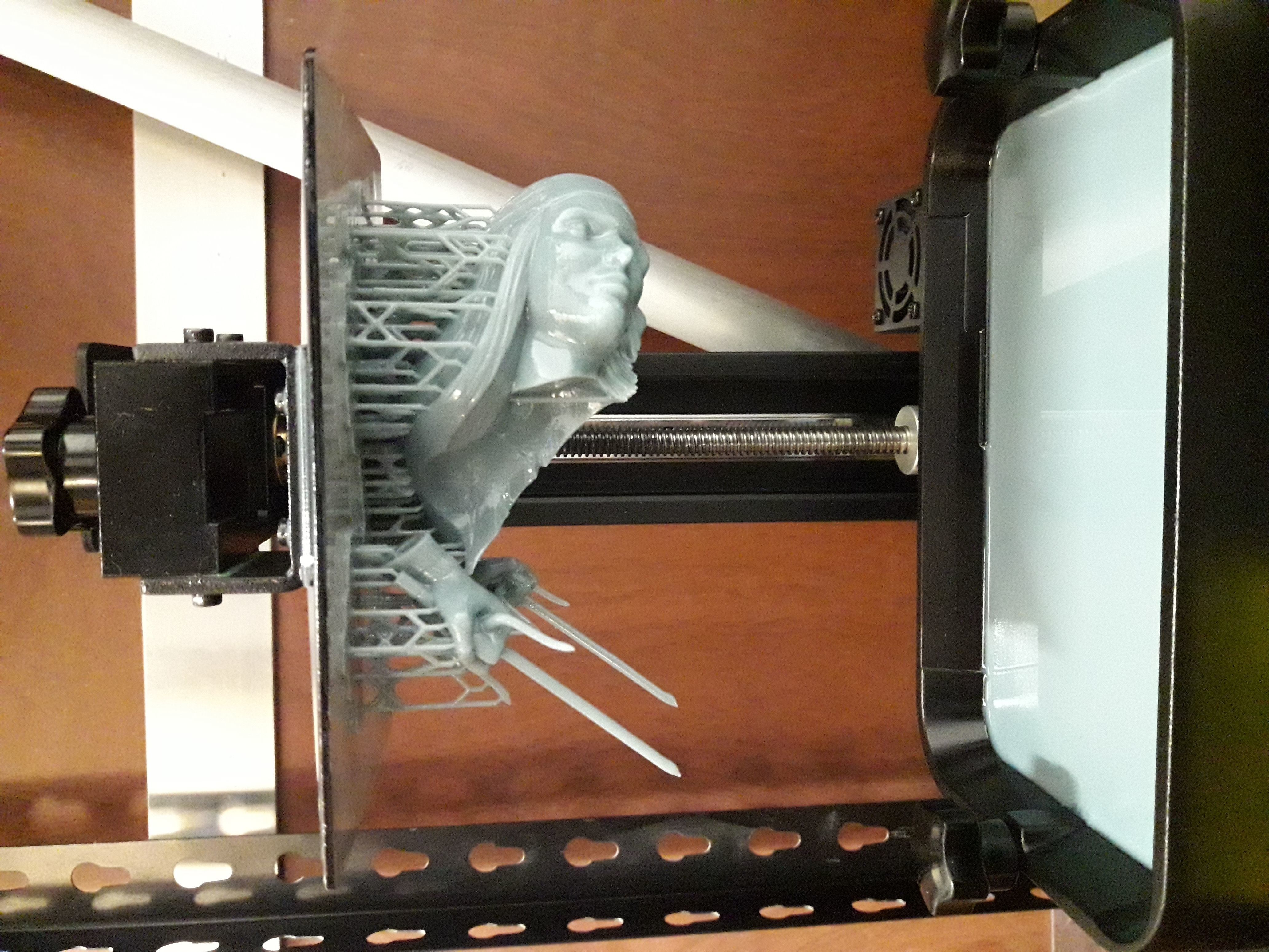 Elektra haired woman 3D model 3D printable | CGTrader