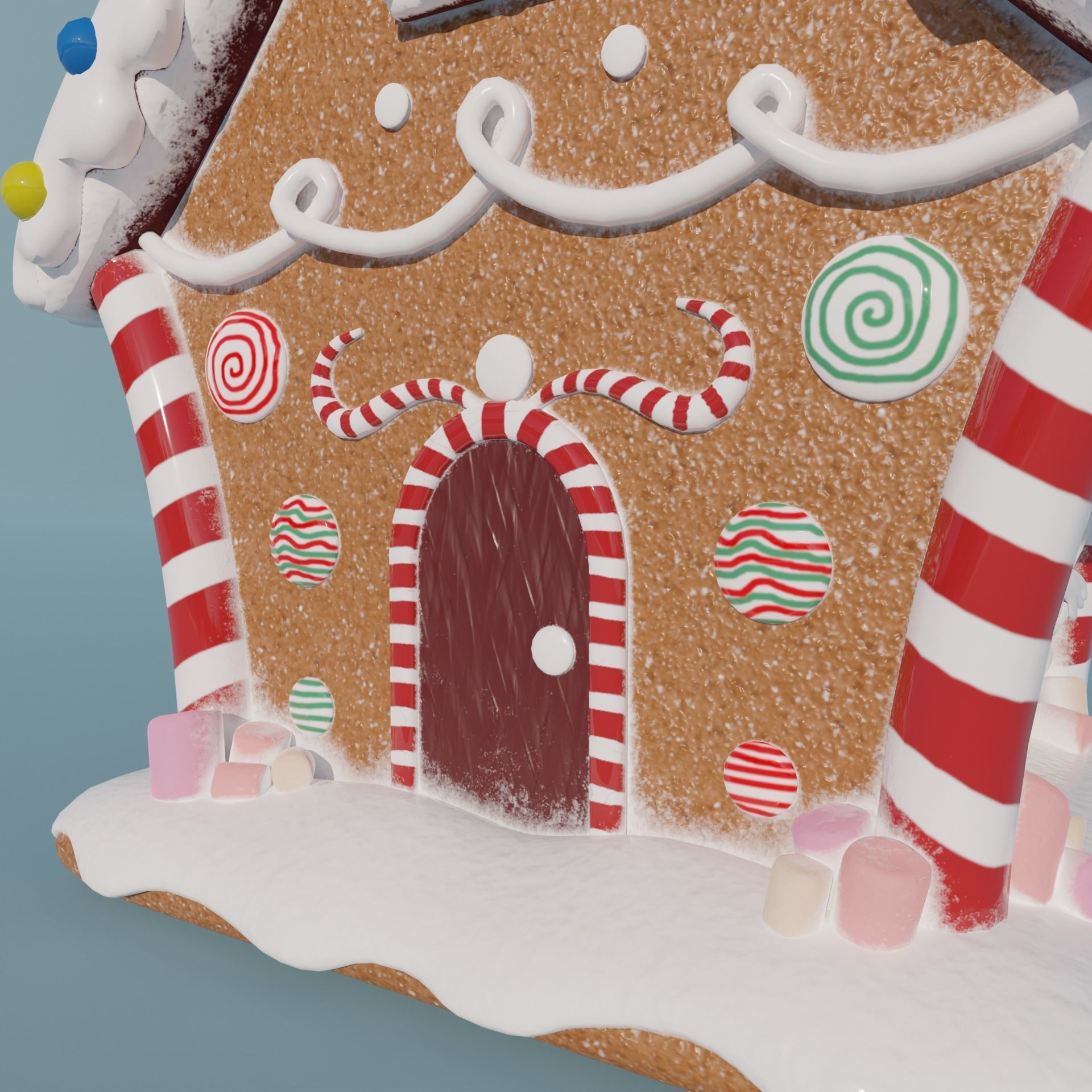 Gingerbread House 3D model | CGTrader