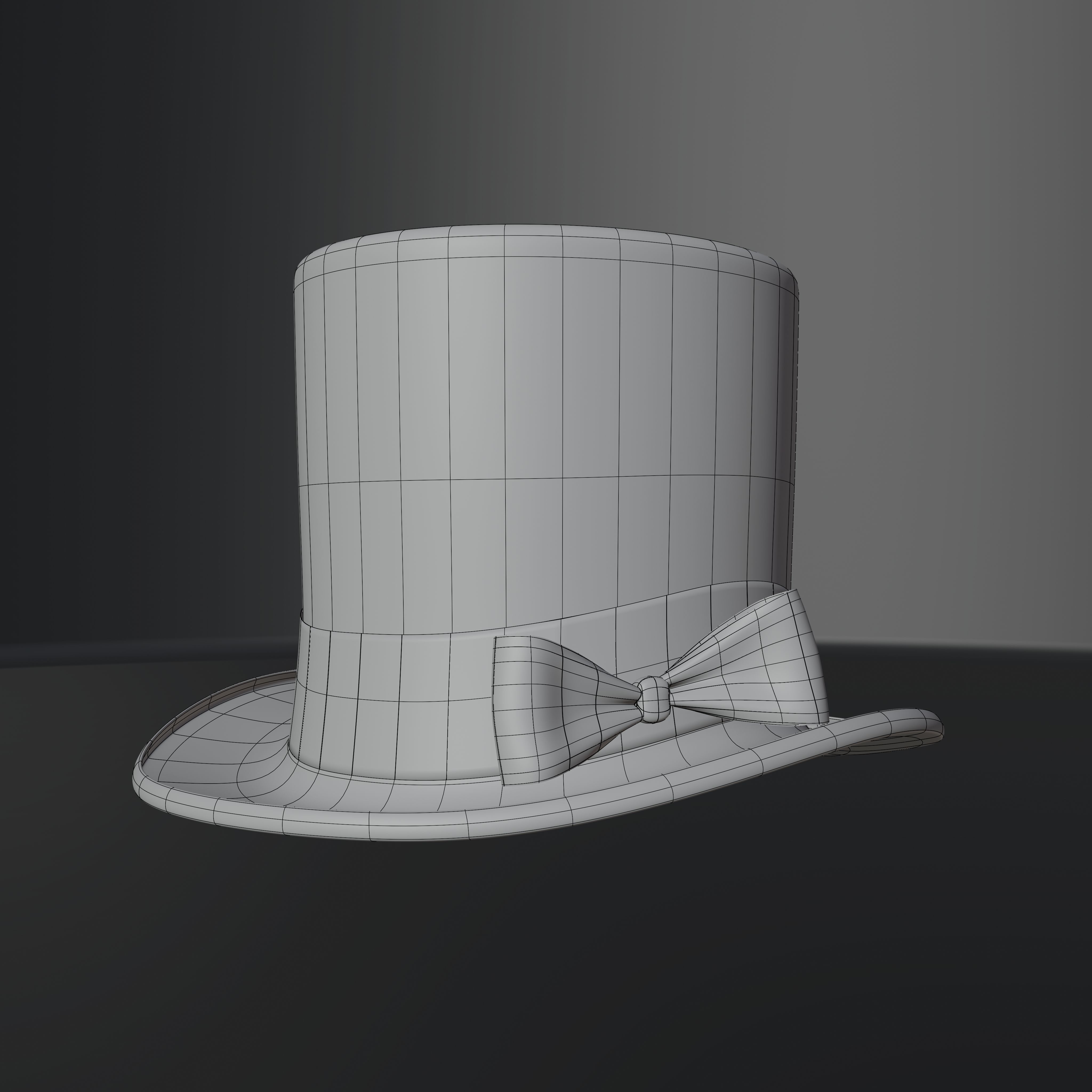 3D model Top Hat Photorealistic PBR VR / AR / low-poly | CGTrader