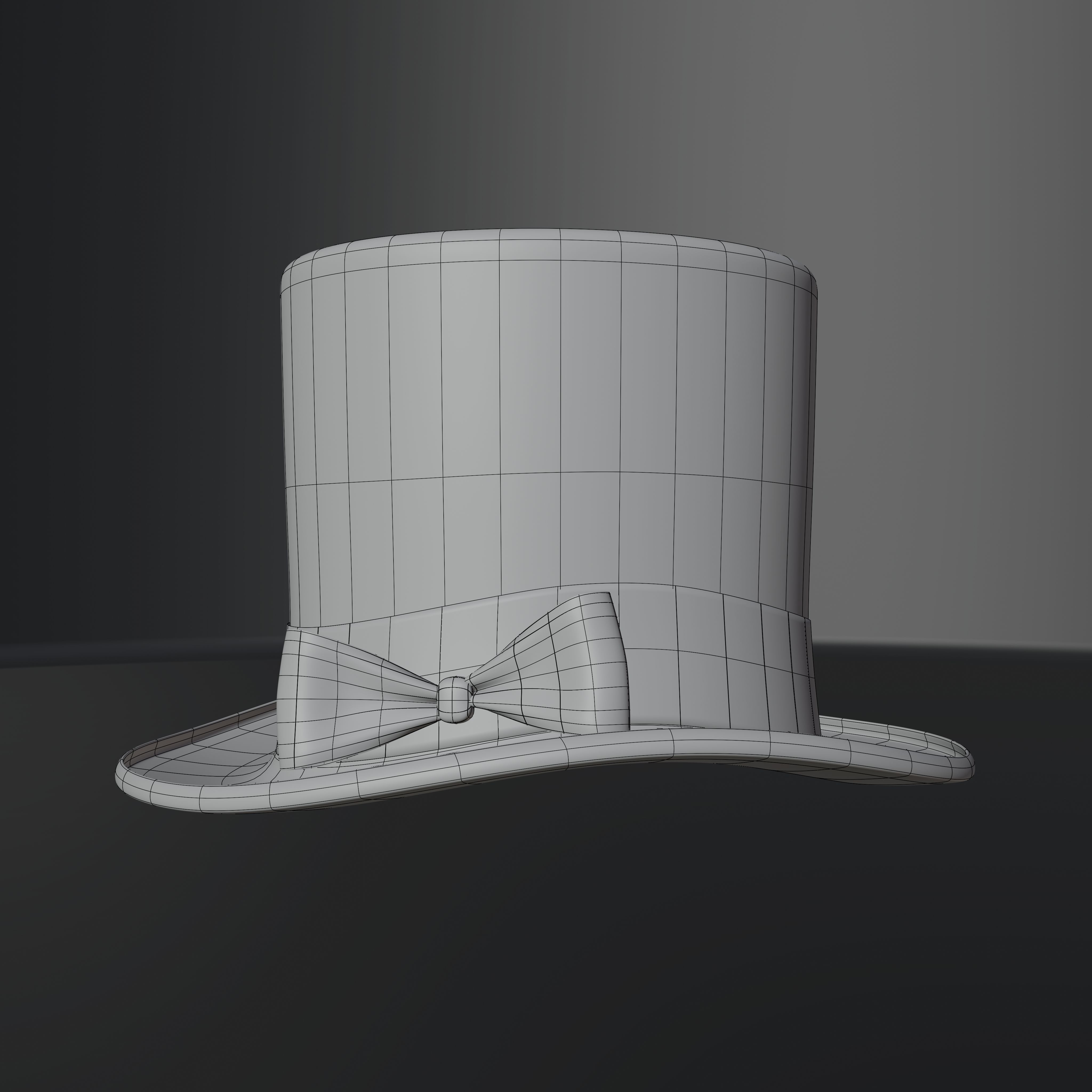 3D model Top Hat Photorealistic PBR VR / AR / low-poly | CGTrader