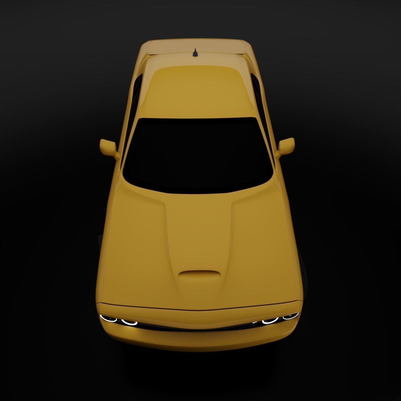 3D model CHALLENGER SRT HELLCAT VR / AR / low-poly | CGTrader