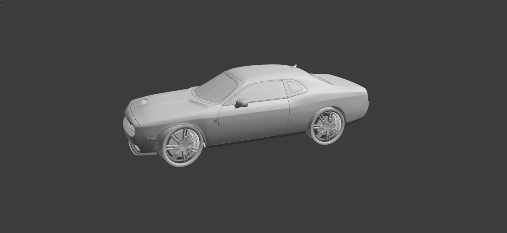 3D model CHALLENGER SRT HELLCAT VR / AR / low-poly | CGTrader