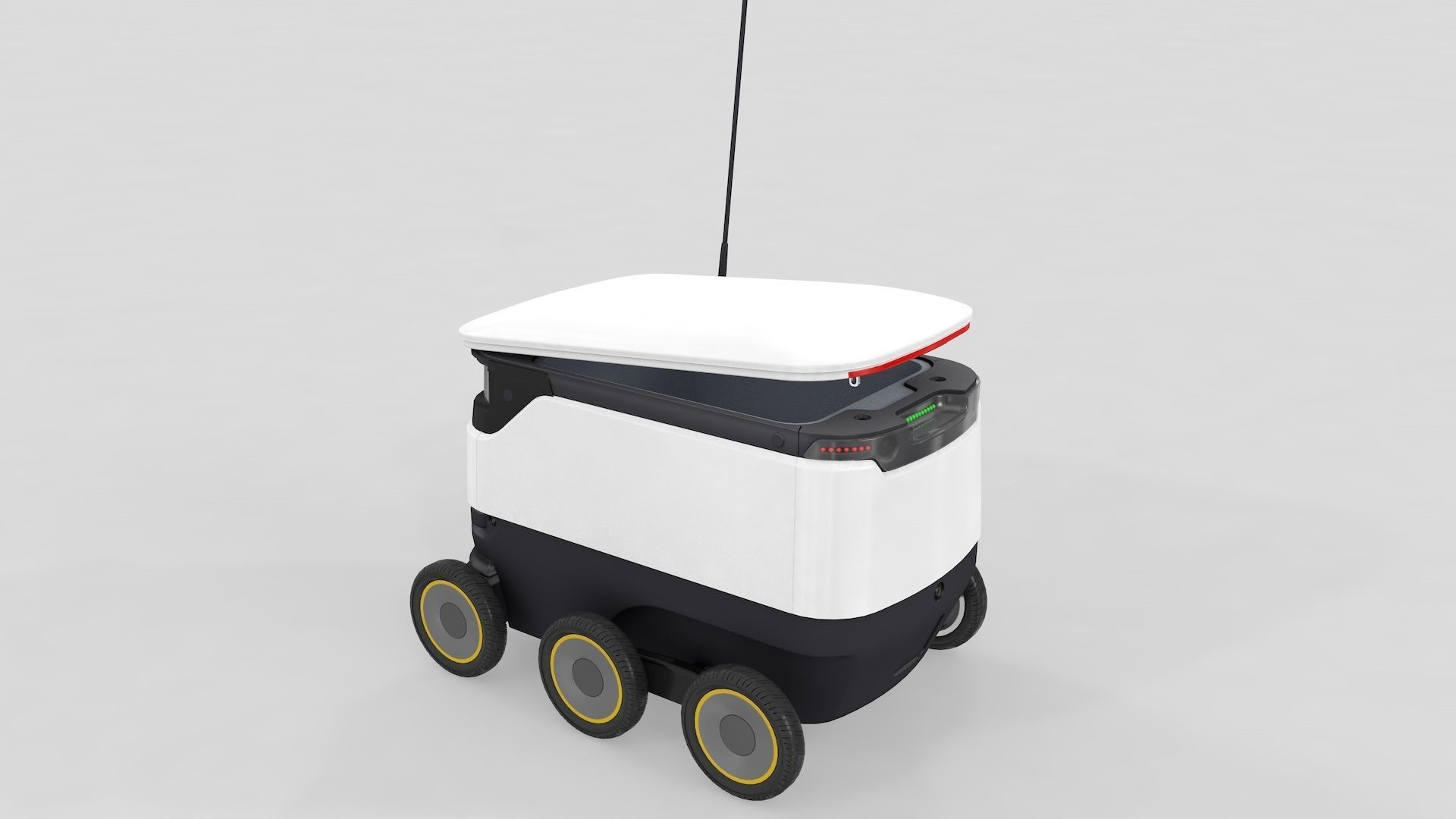 Delivery Robot Starship 3D model animated rigged | CGTrader
