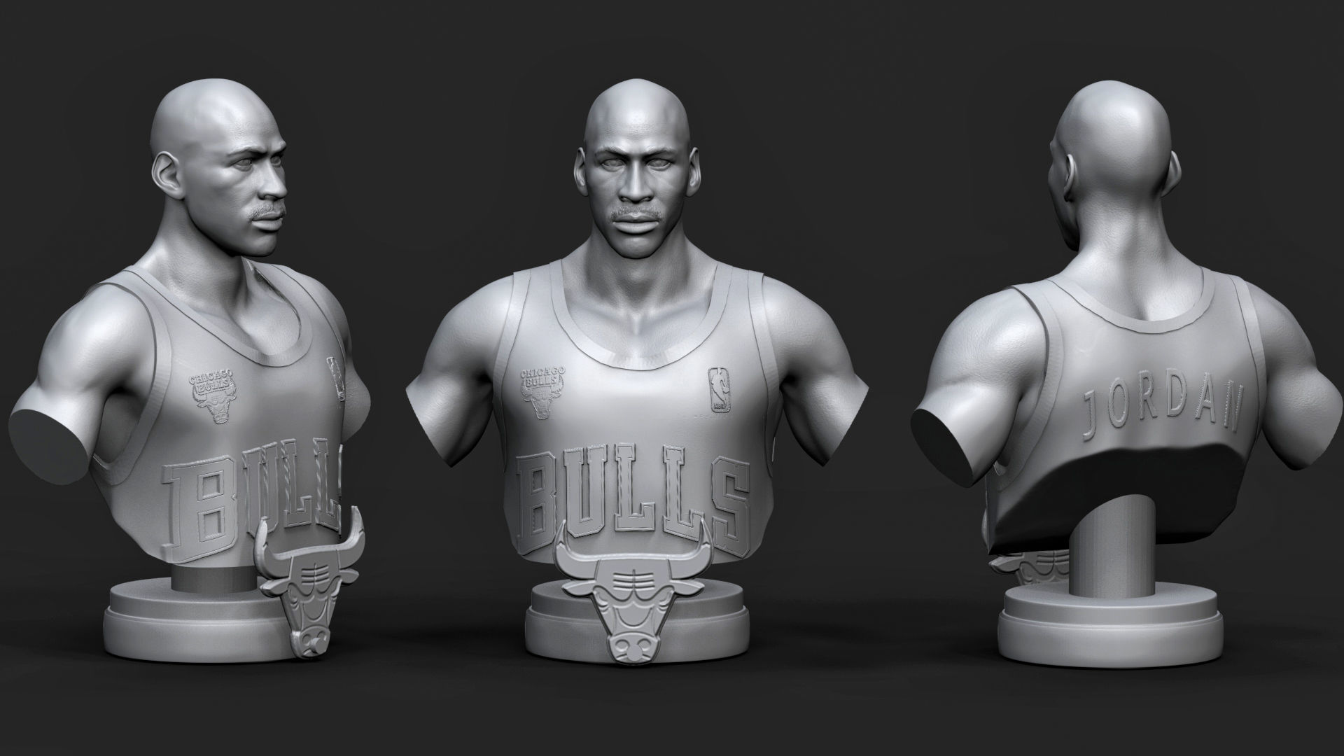 NBA Triangle Lengend 3D Printable 3D Model Collection | CGTrader