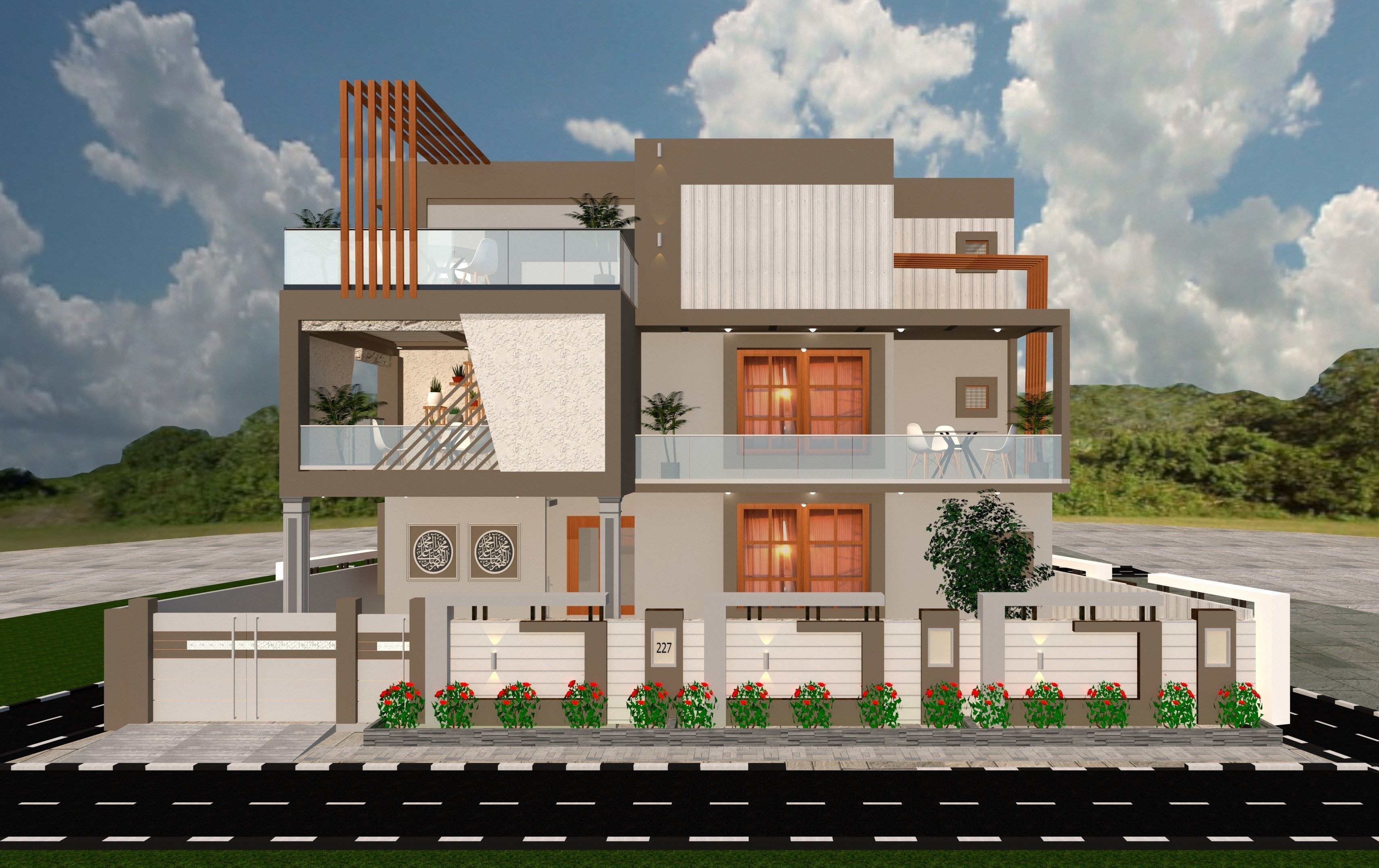 3D modern Elevation 3D model | CGTrader