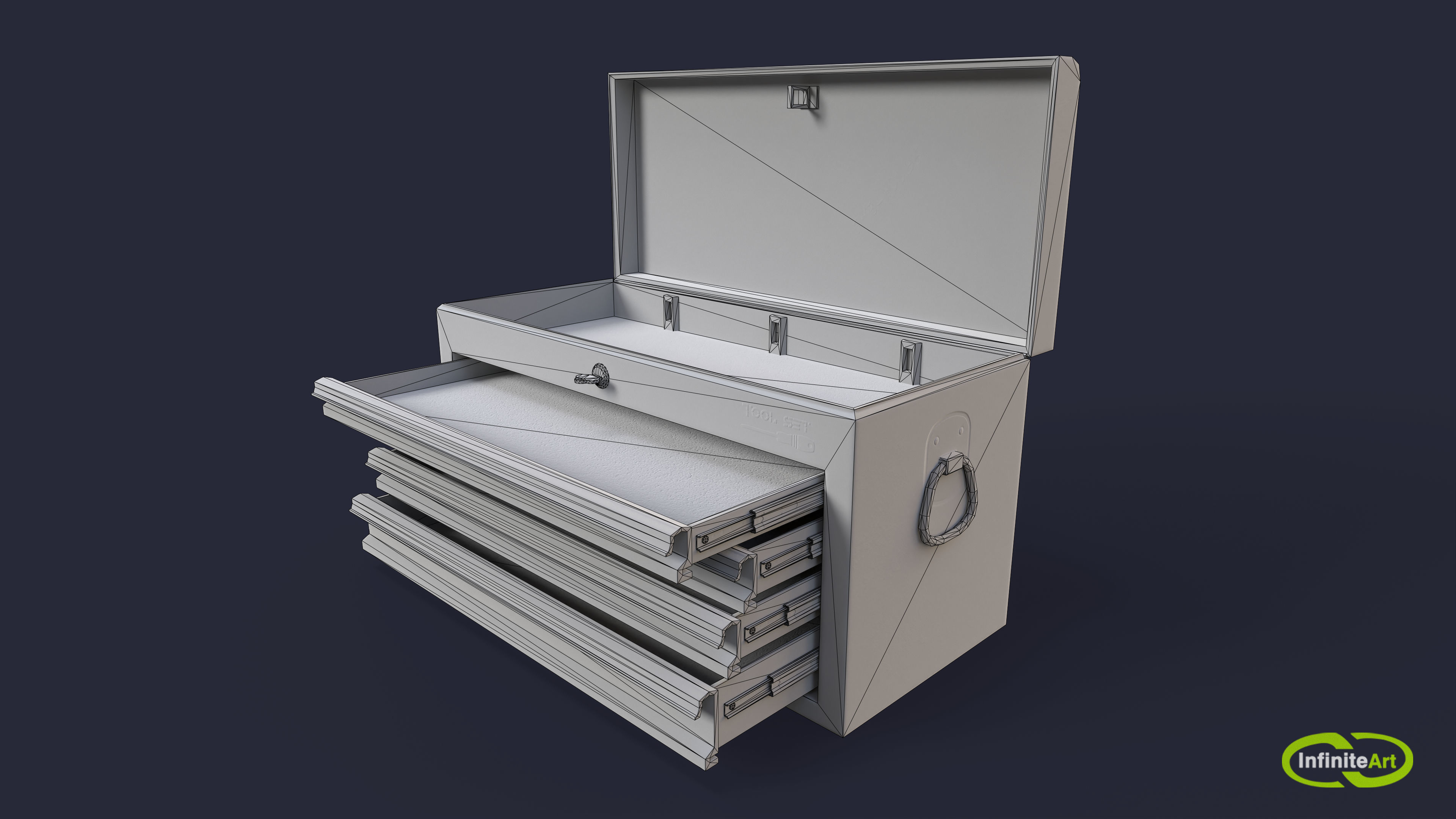 3D model Tool box VR / AR / low-poly | CGTrader