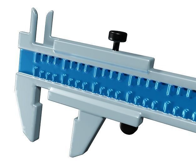 3D model Spectacular Vernier Caliper Toy VR / AR / low-poly | CGTrader