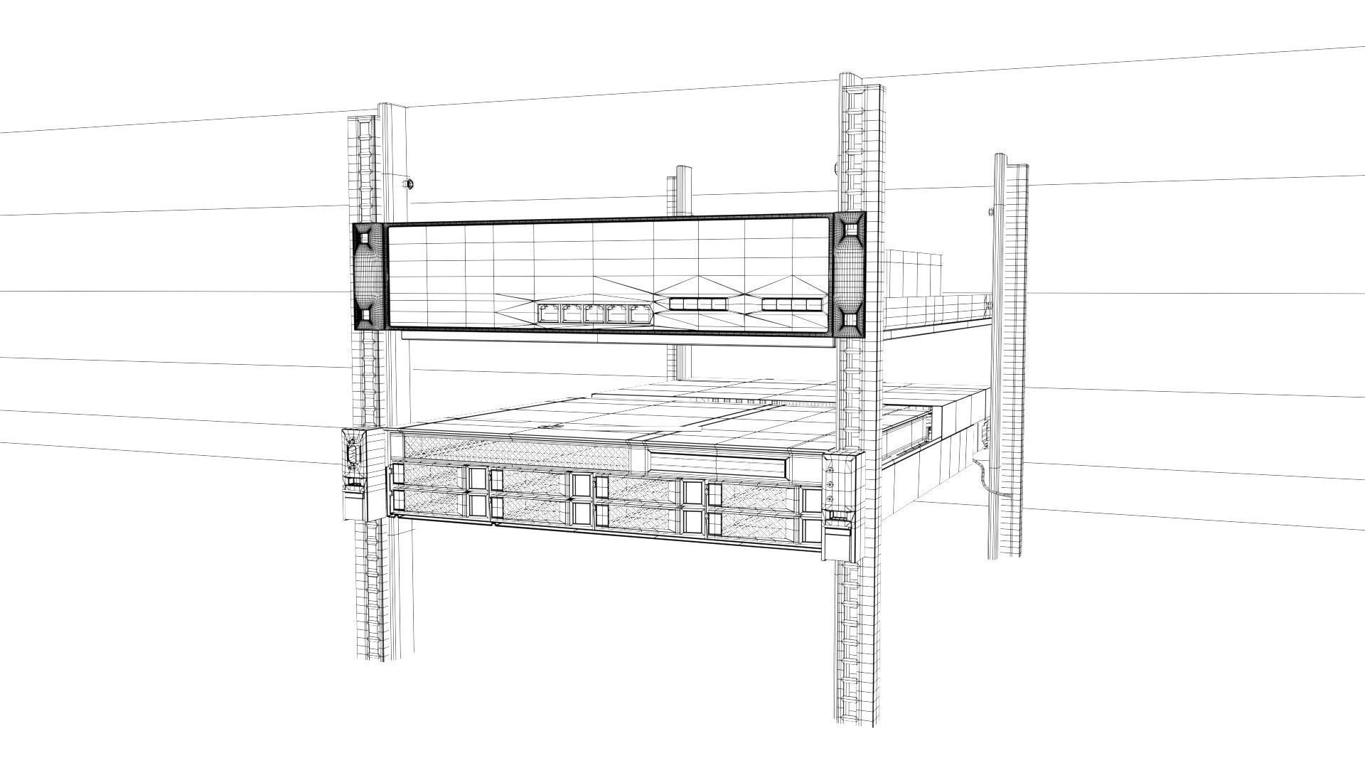 Host machine chassis memory model 3D model | CGTrader
