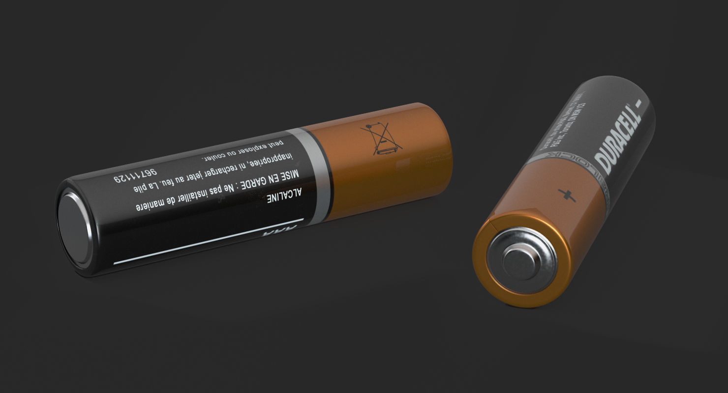 Duracell Batteries Collection | CGTrader