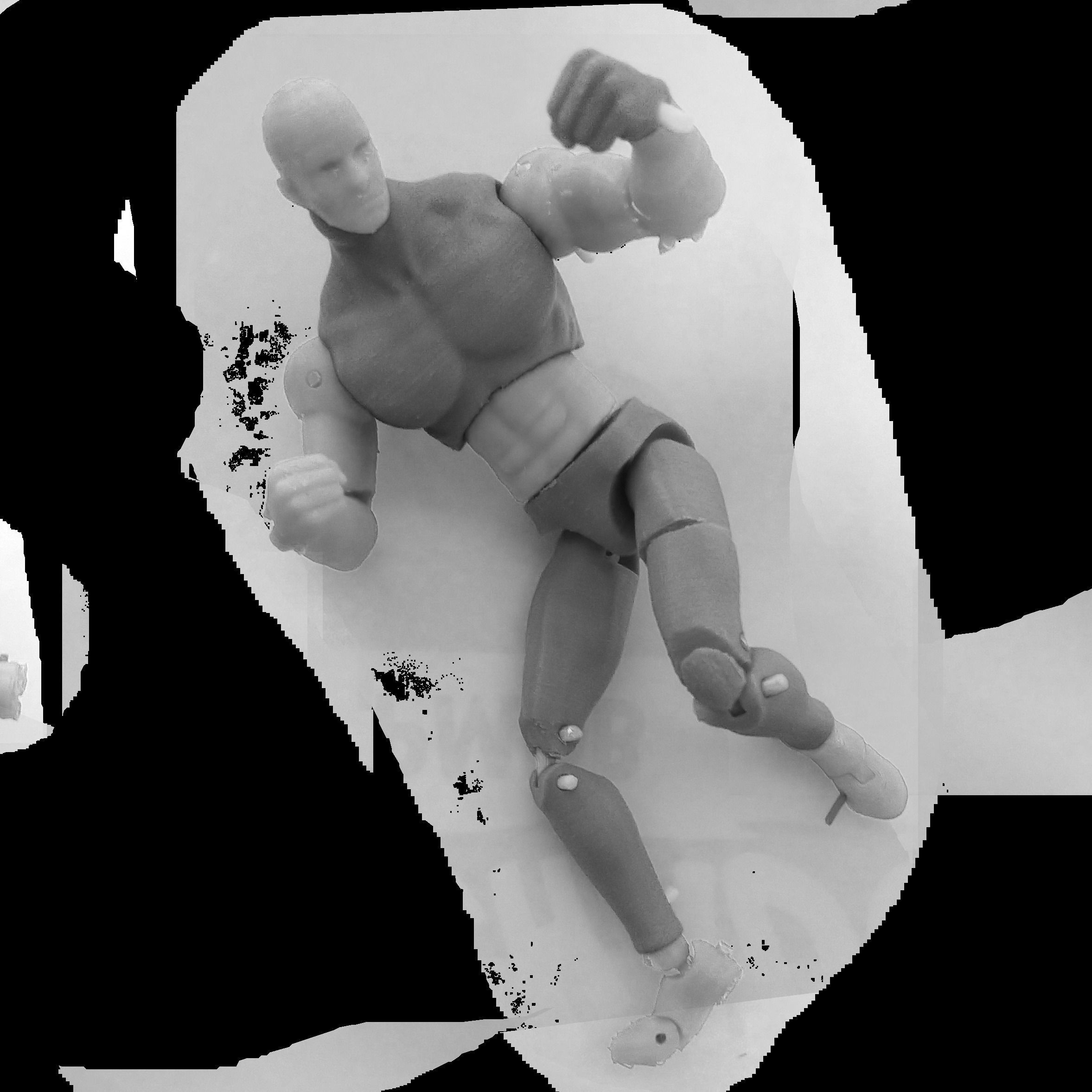 STRONG MAN ACTION FIGURE - 3D FULL ARTICULATED SYSTEM 3D model 3D ...