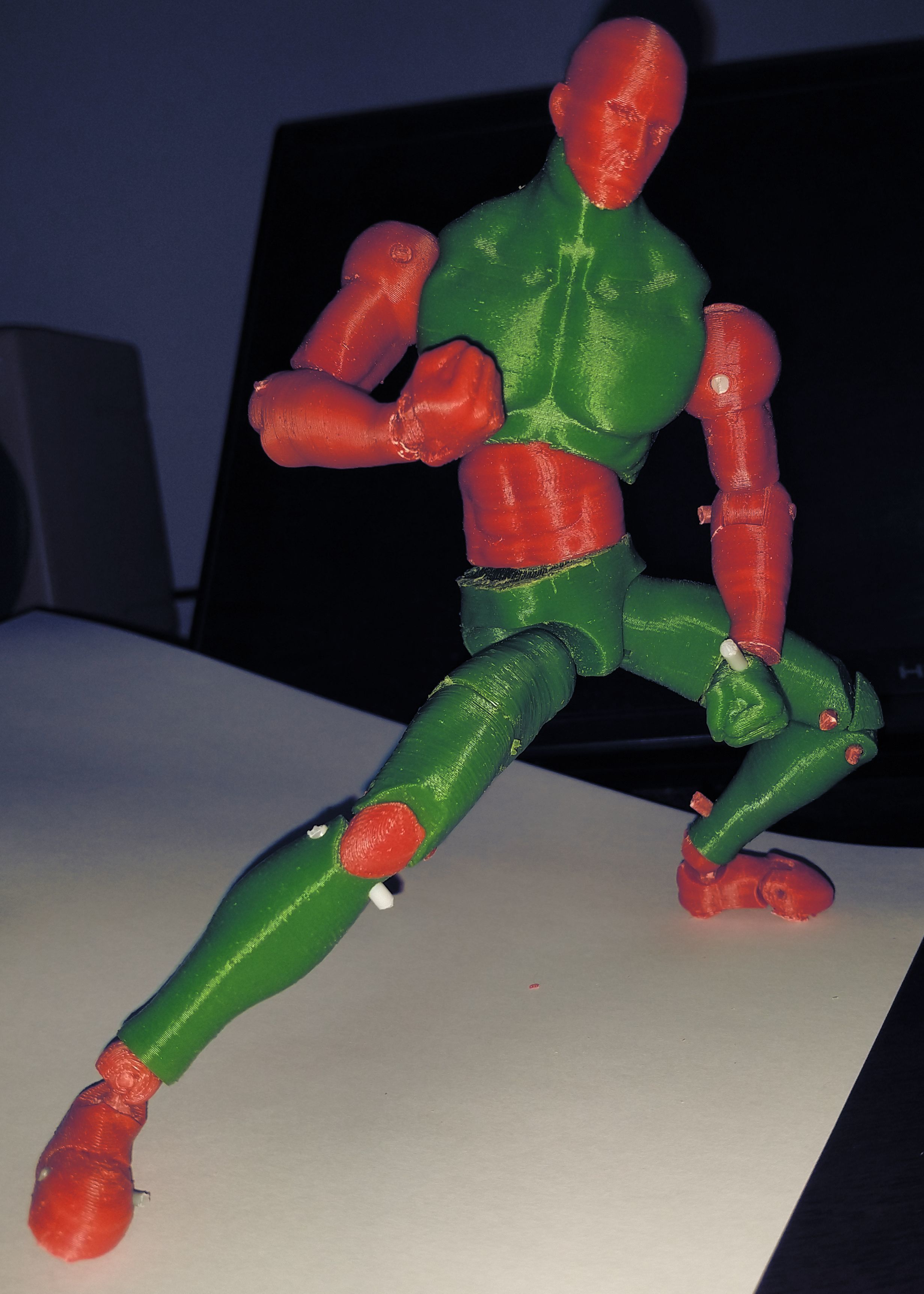 STRONG MAN ACTION FIGURE - 3D FULL ARTICULATED SYSTEM 3D model 3D ...