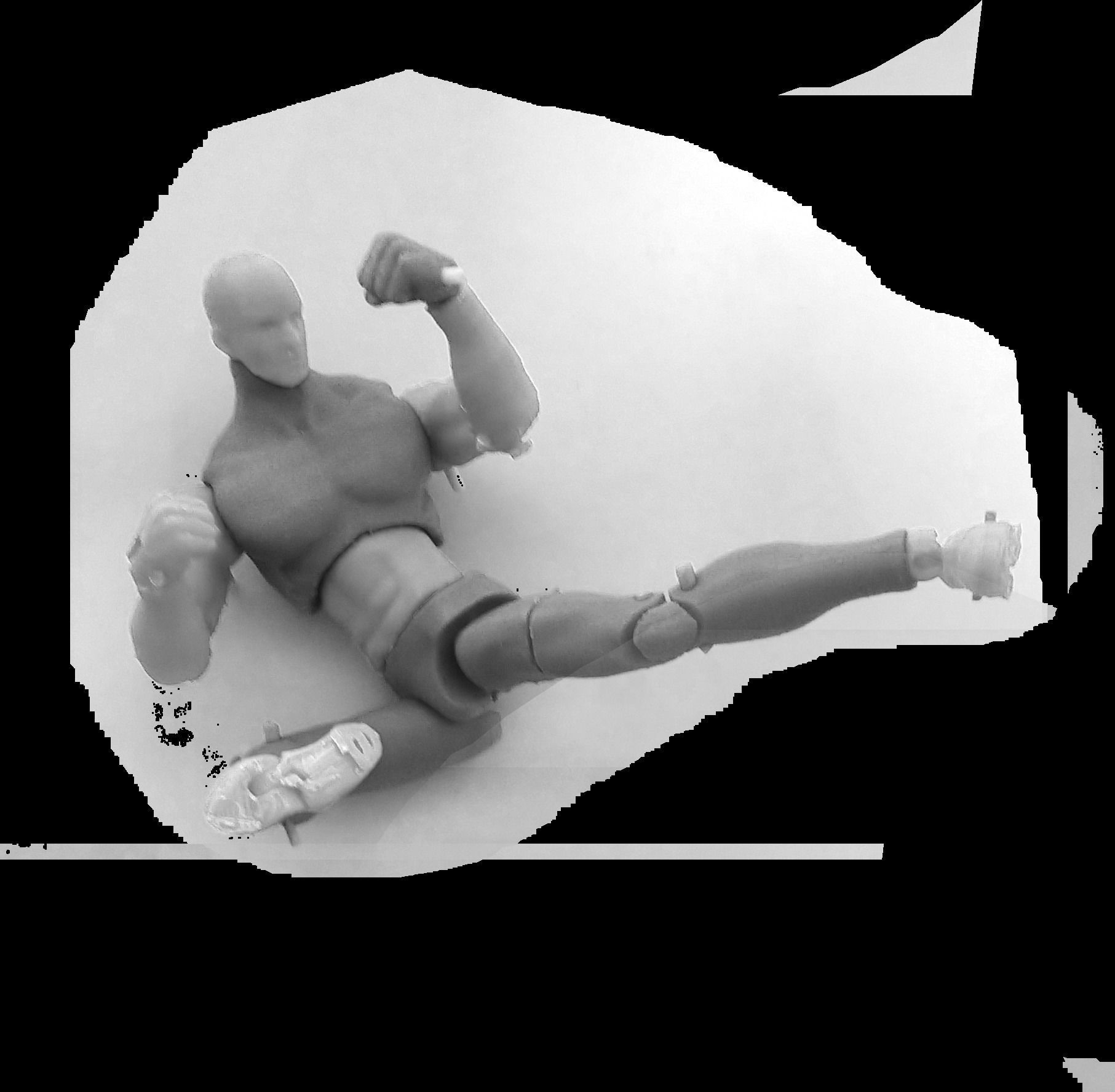 STRONG MAN ACTION FIGURE - 3D FULL ARTICULATED SYSTEM 3D model 3D ...