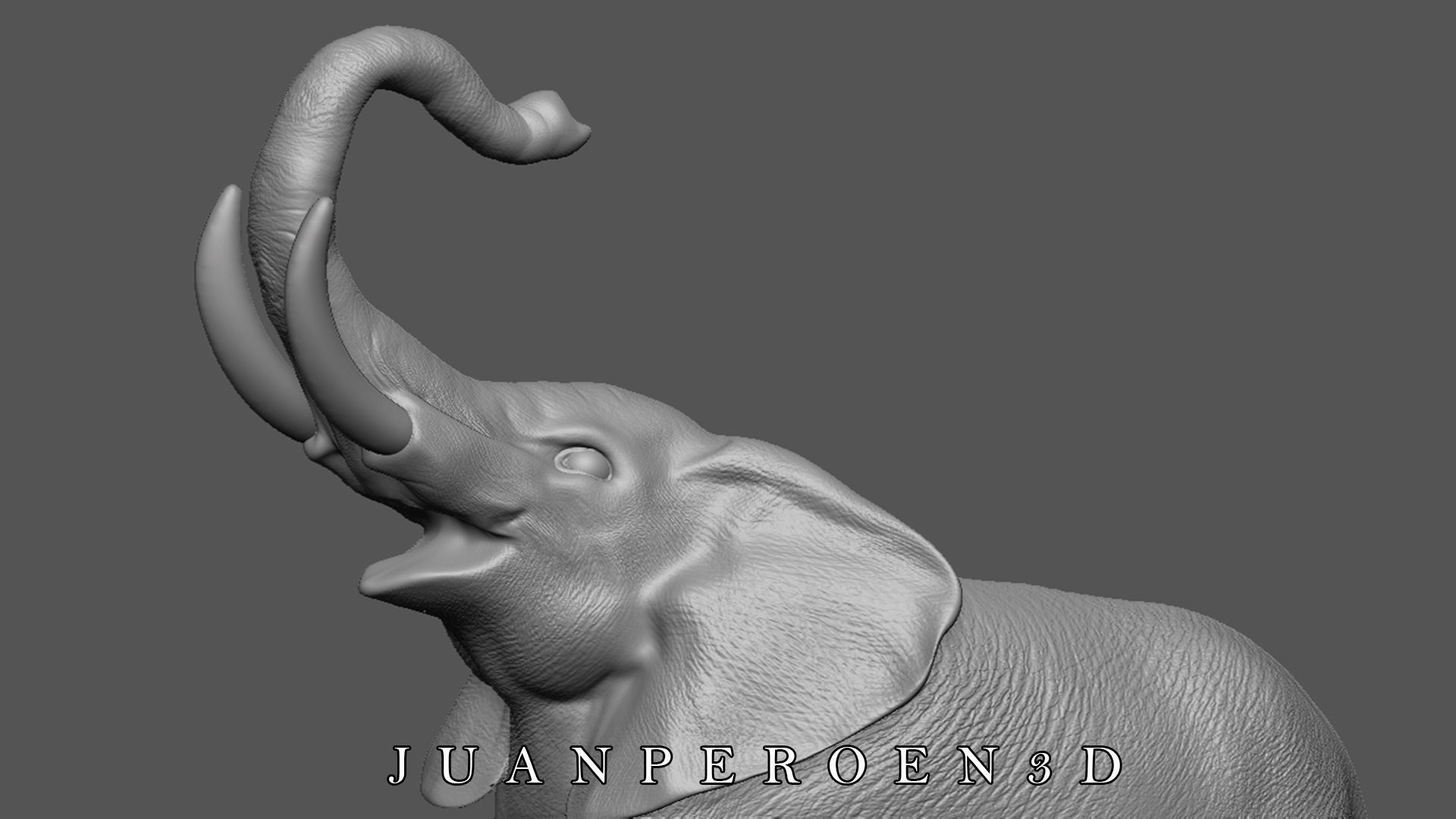 Family Elephants 3D model 3D printable | CGTrader