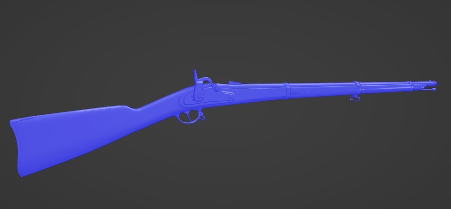 3D model Springfield M1861 VR / AR / low-poly | CGTrader