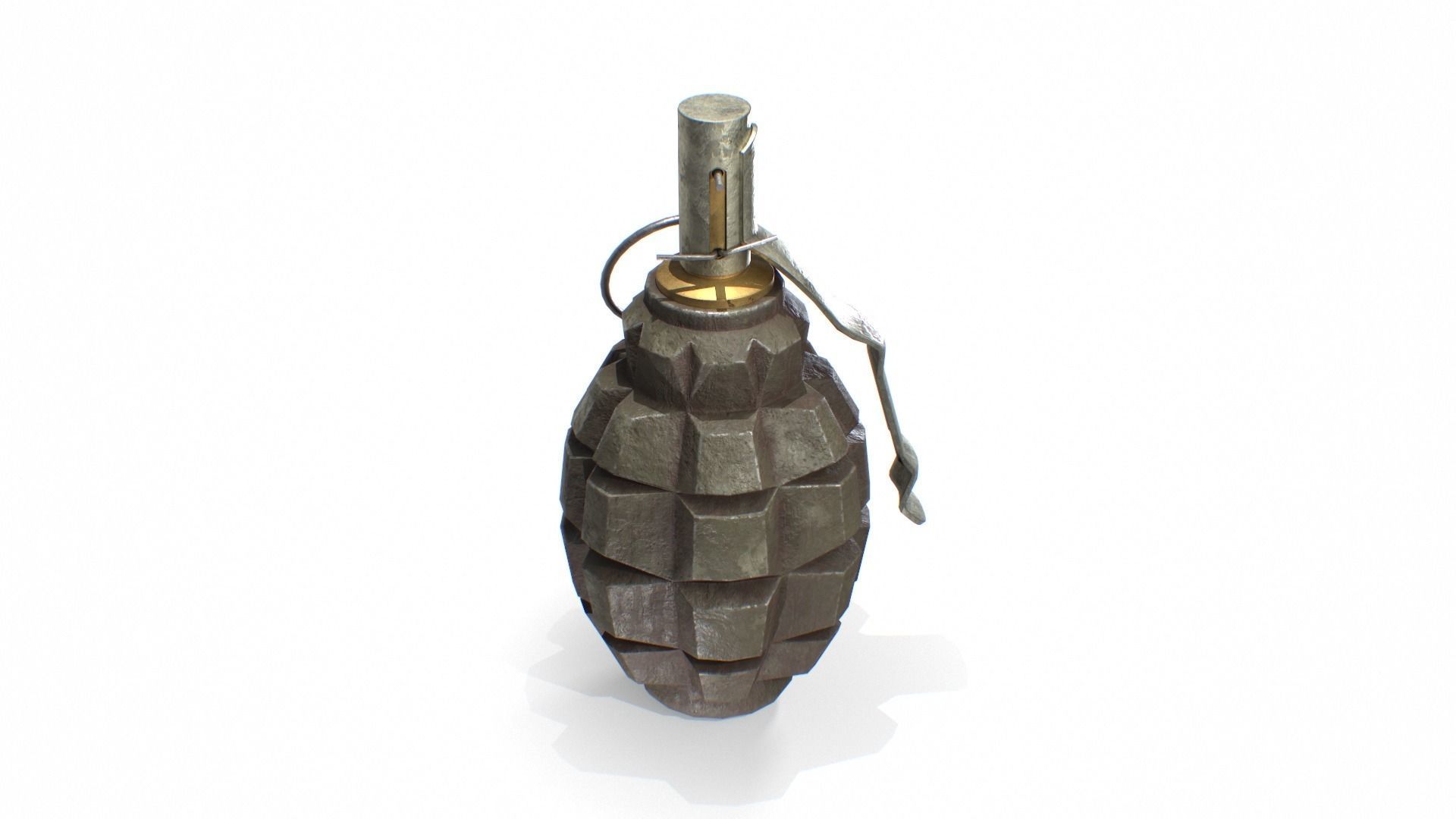3D model F-1 WW2 Grenade worn VR / AR / low-poly | CGTrader