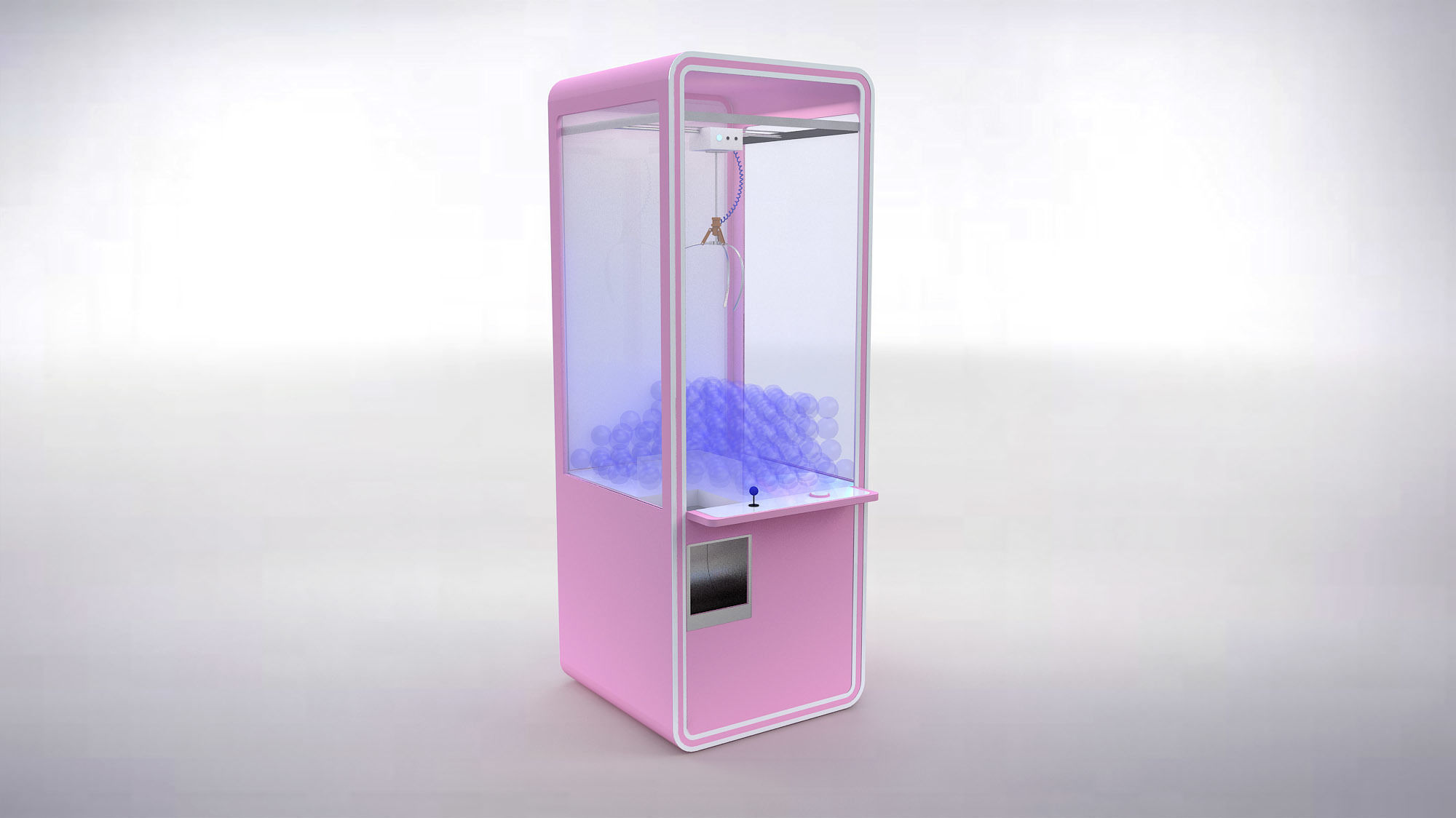 Claw Machine for events exhibition and carnival roadshow 3D model ...