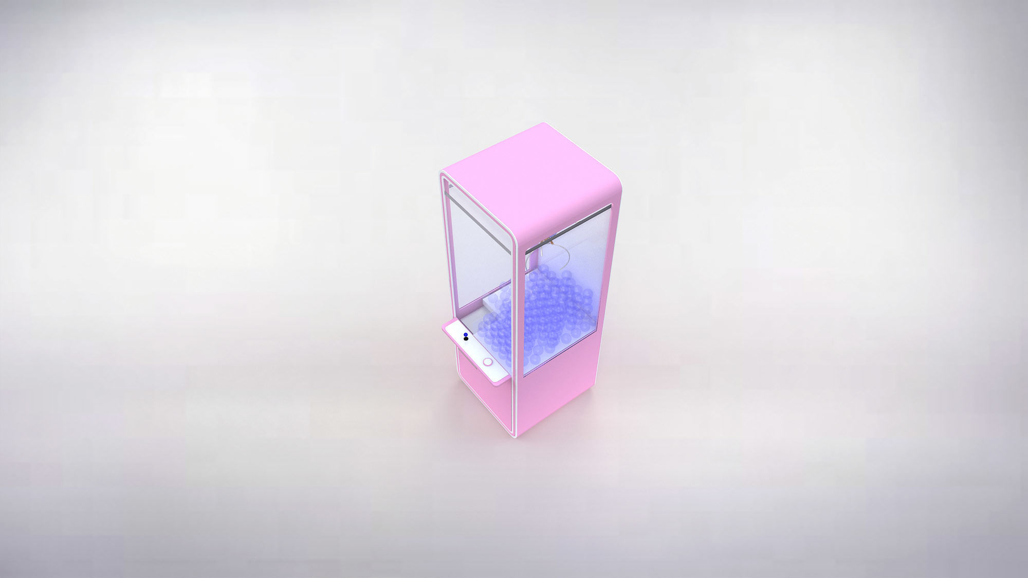 Claw Machine for events exhibition and carnival roadshow 3D model ...