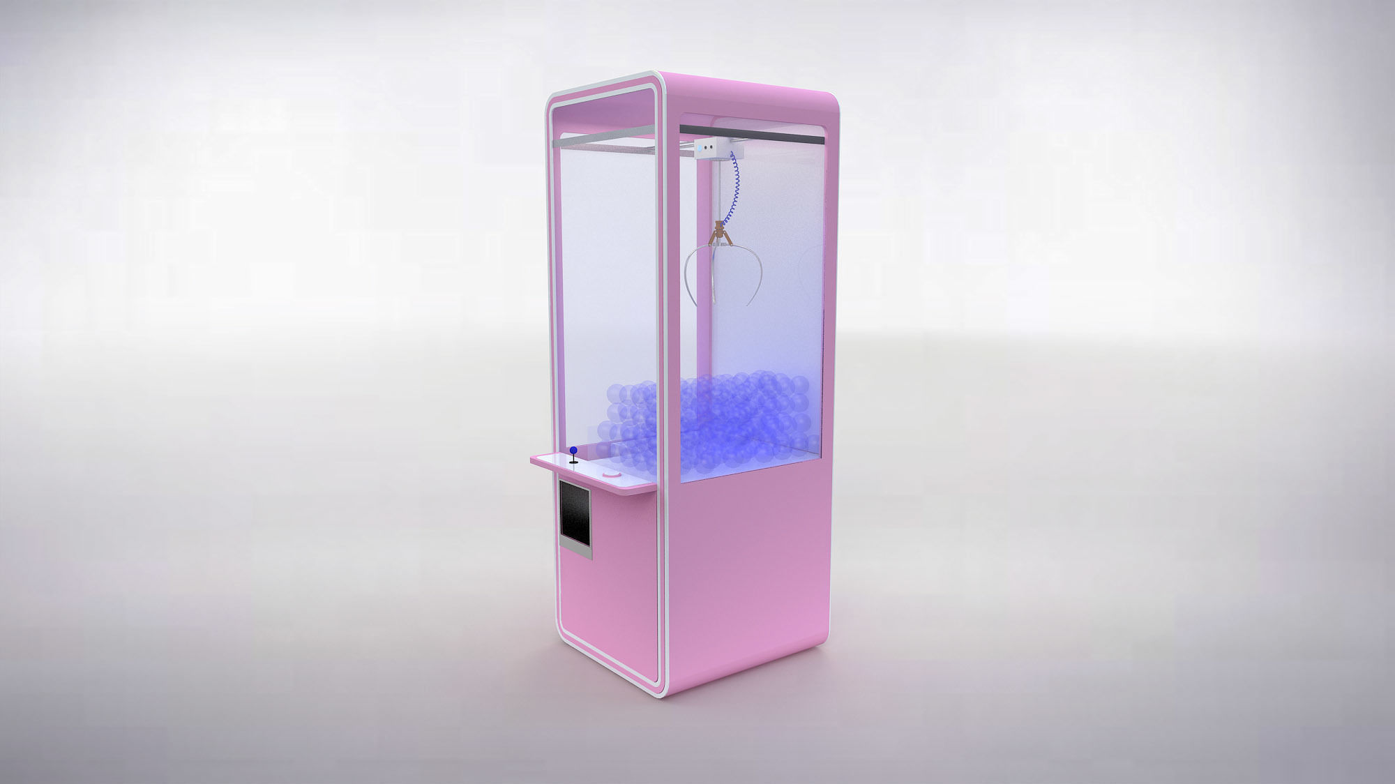 Claw Machine for events exhibition and carnival roadshow 3D model ...