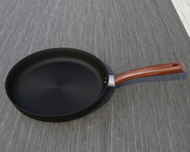 3D model Frying Pan VR / AR / low-poly | CGTrader