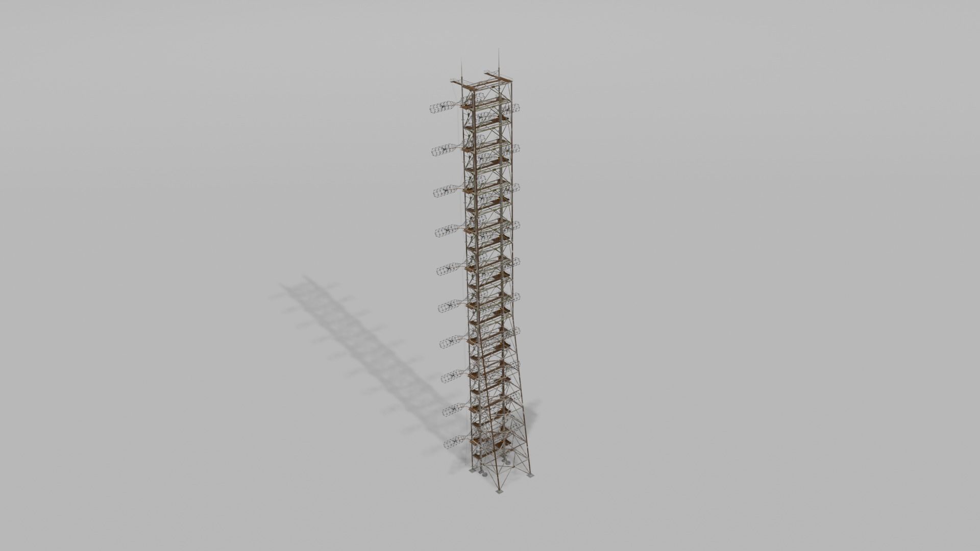 Chernobyl RLS Radar 5N32 Duga BIG MAST 3D model | CGTrader