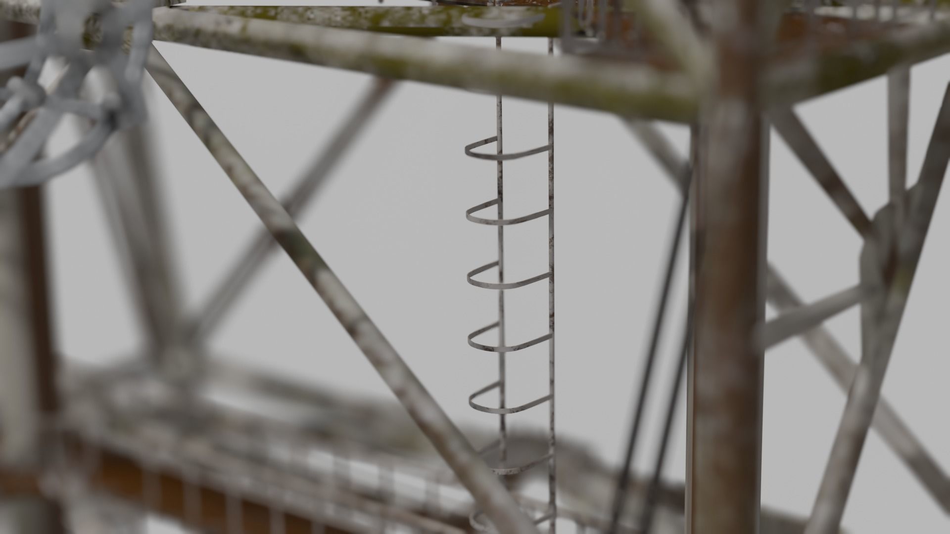 Chernobyl RLS Radar 5N32 Duga BIG MAST 3D model | CGTrader