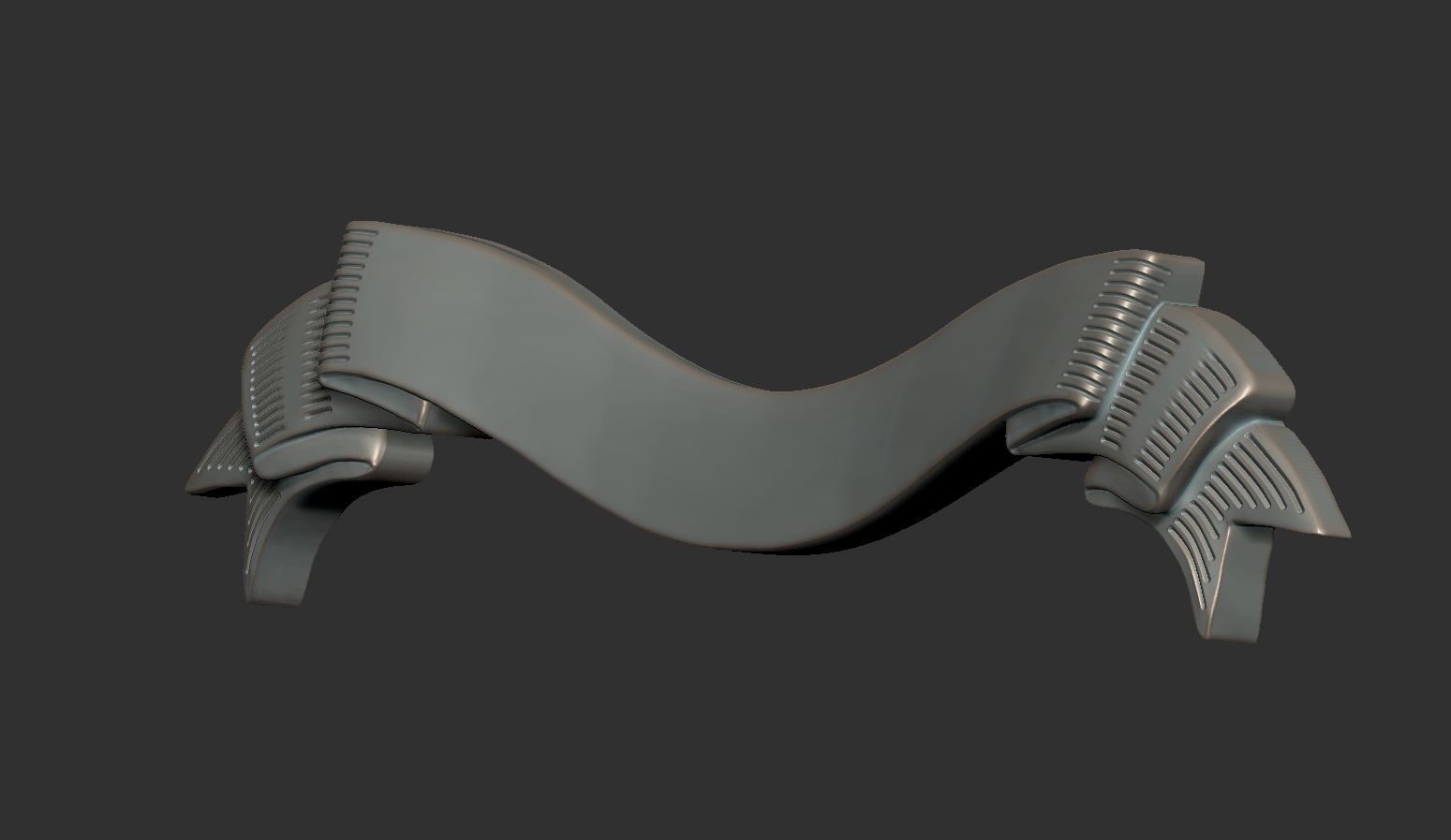 Ribbon 3D model 3D printable | CGTrader