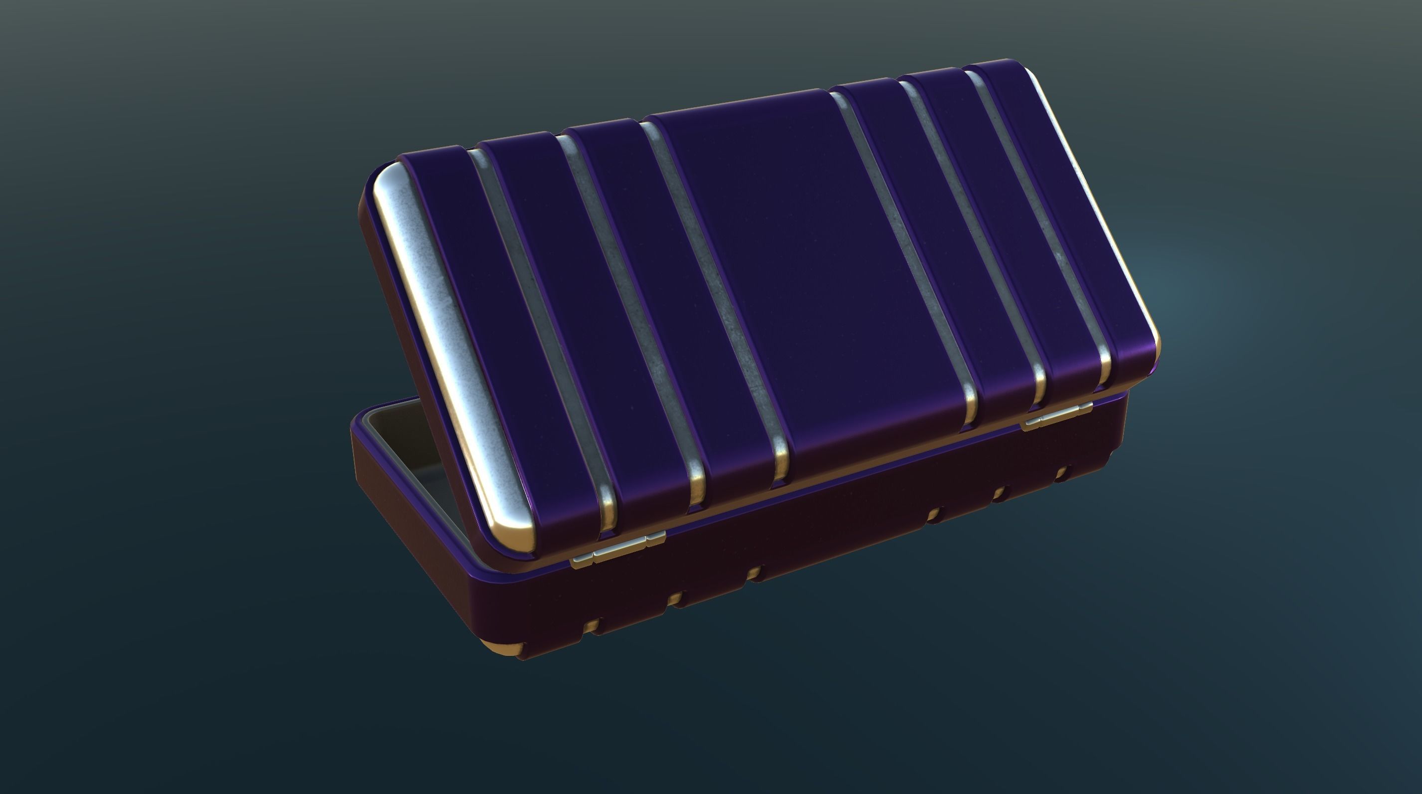 3D model SCI-FI highpoly and lowpoly Crates Cases Containers animation ...