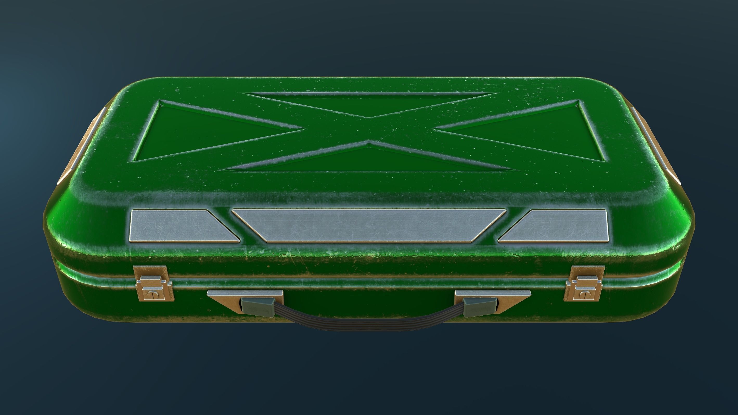 3D model SCI-FI highpoly and lowpoly Crates Cases Containers animation ...