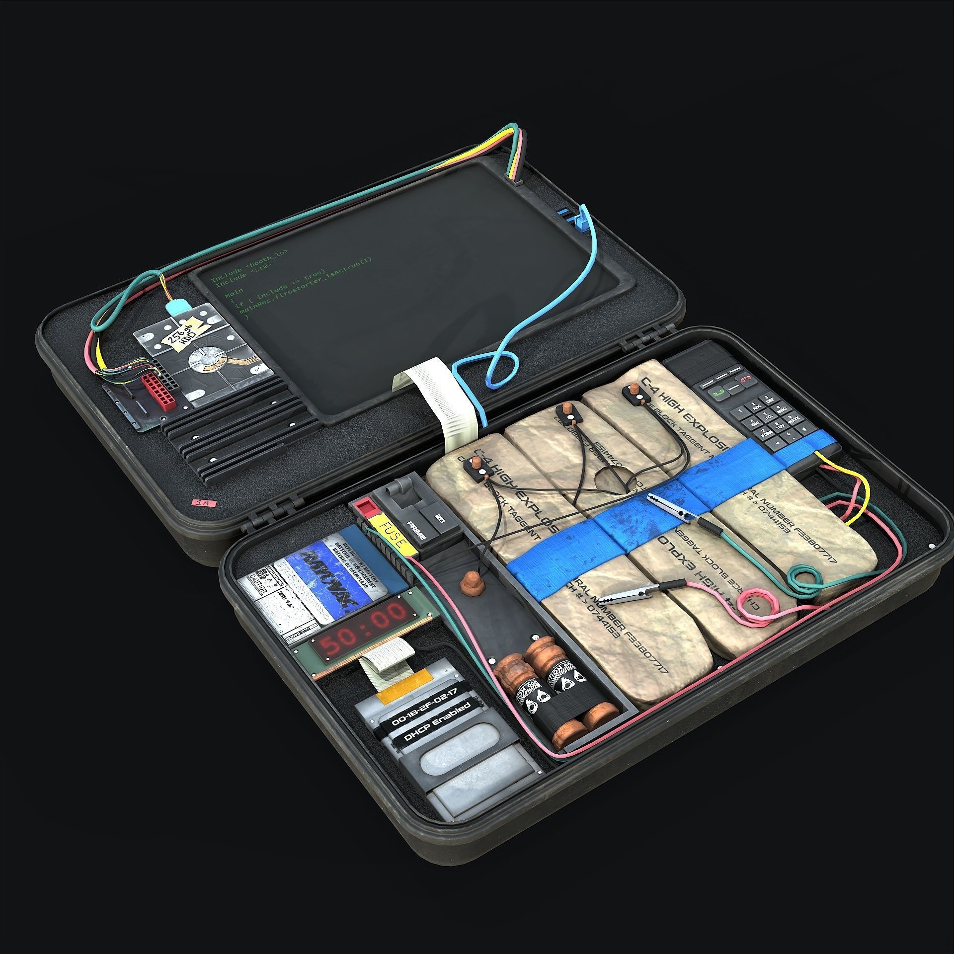 3D model C4 Bag VR / AR / low-poly | CGTrader