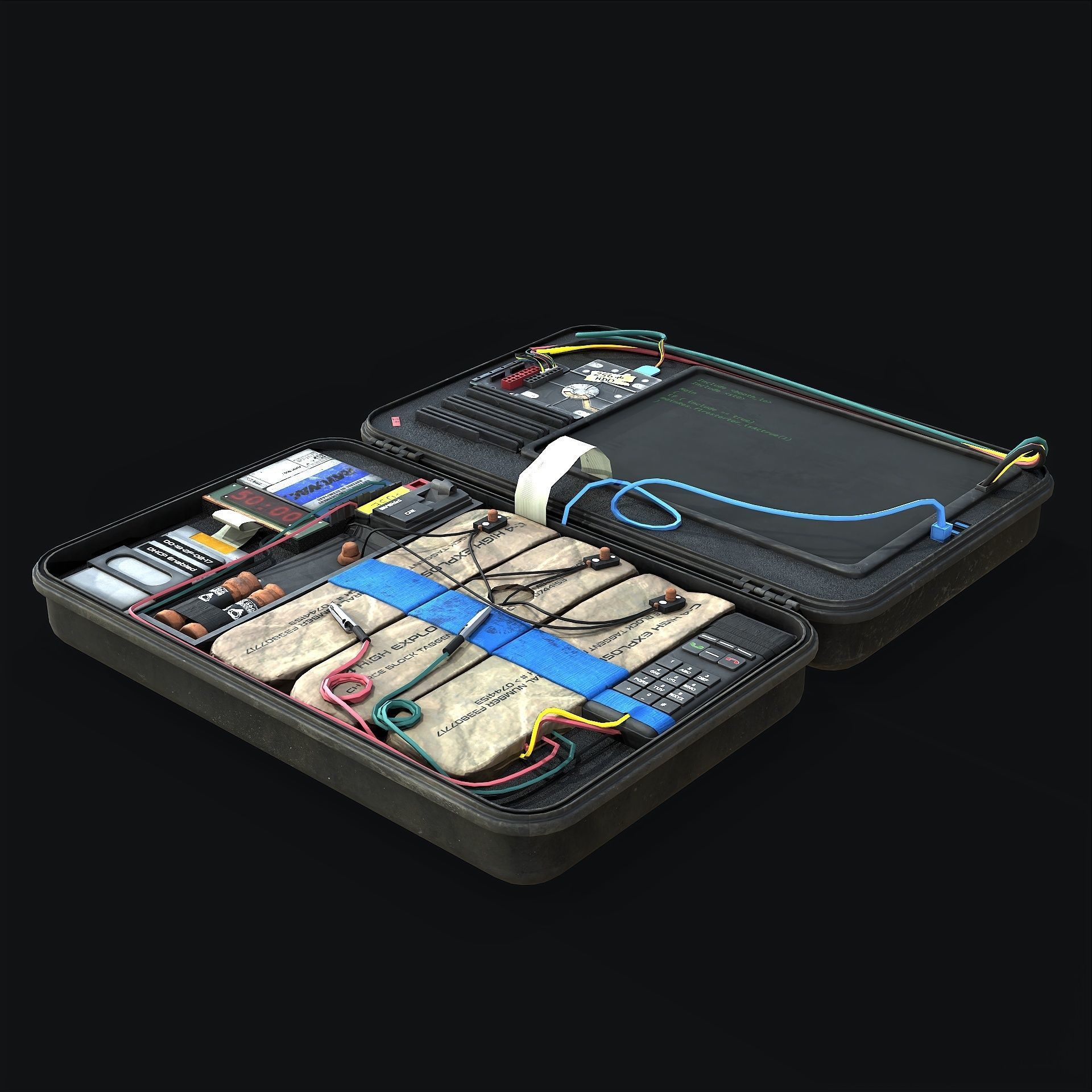 3D model C4 Bag VR / AR / low-poly | CGTrader