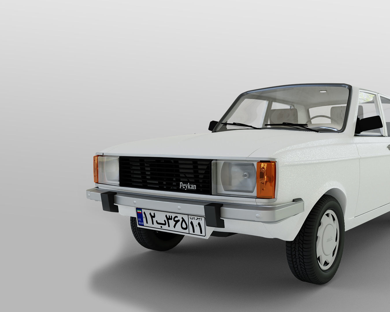 Iran Khodro Paykan 3D model | CGTrader