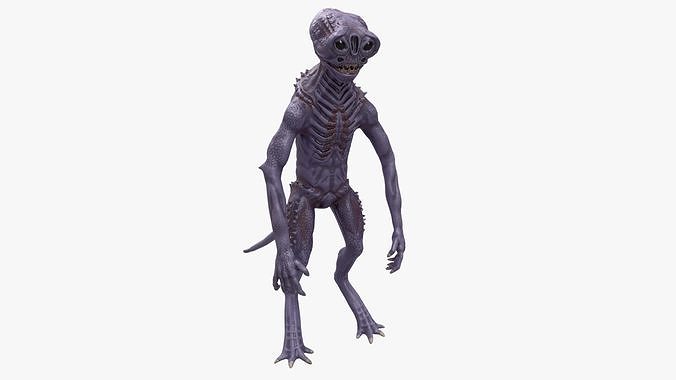 3D model Alien Monster VR / AR / low-poly | CGTrader